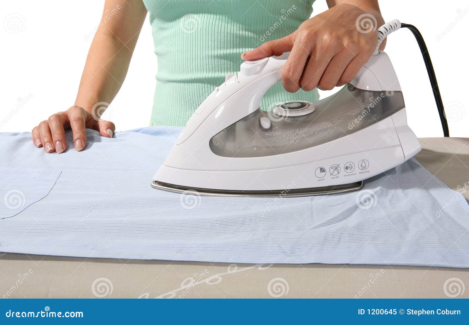Ironing stock image. Image of girl, ironing, female, tool - 1200645