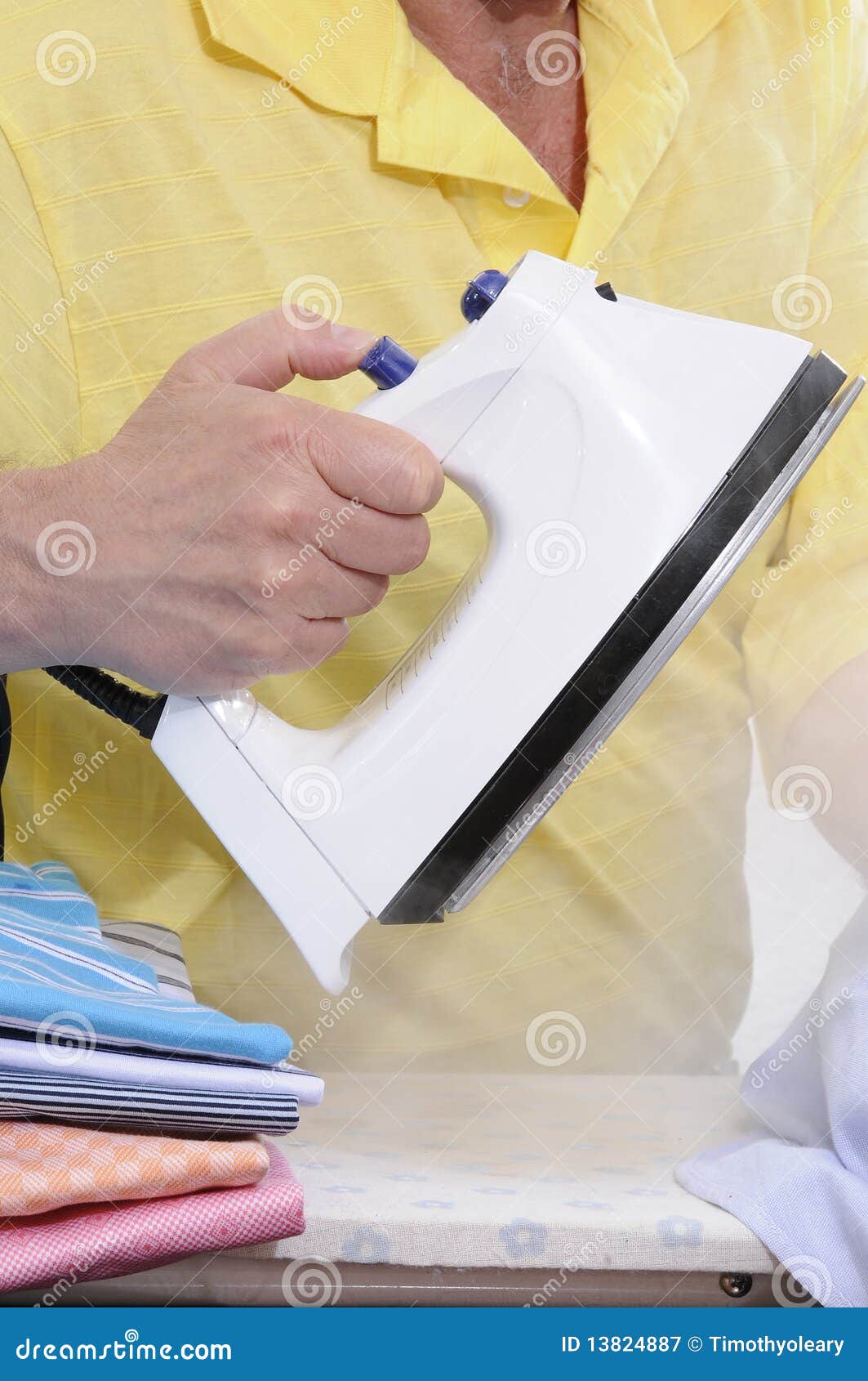 Ironing stock image. Image of household, domestic, steam - 13824887