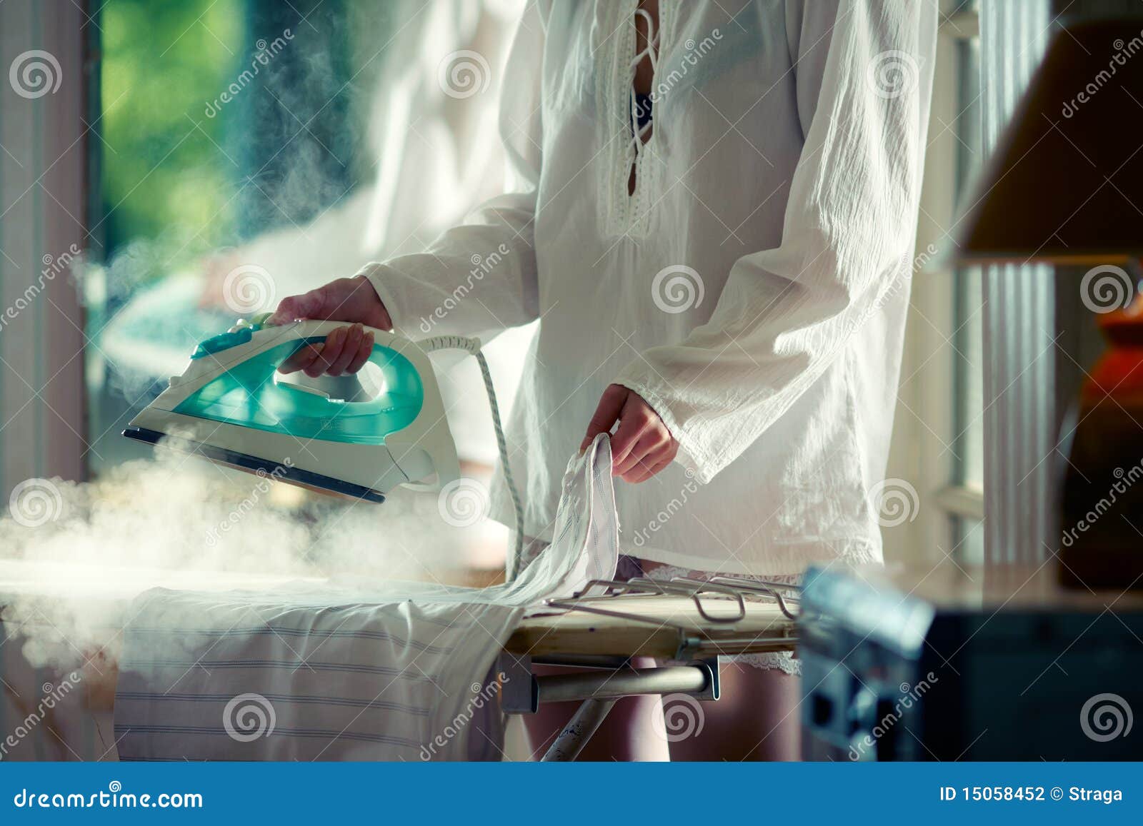 Ironing stock photo. Image of laundry, house, appliance - 15058452