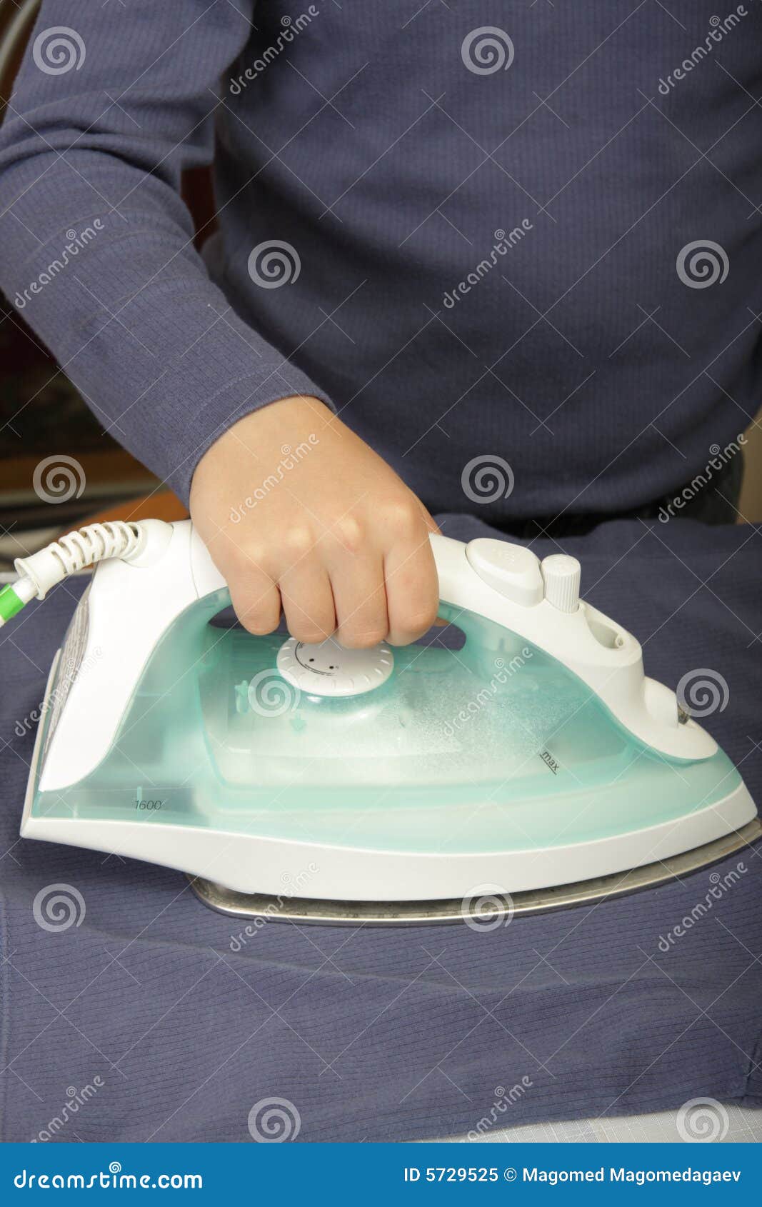 Ironing stock image. Image of housekeeping, hand, tool - 5729525