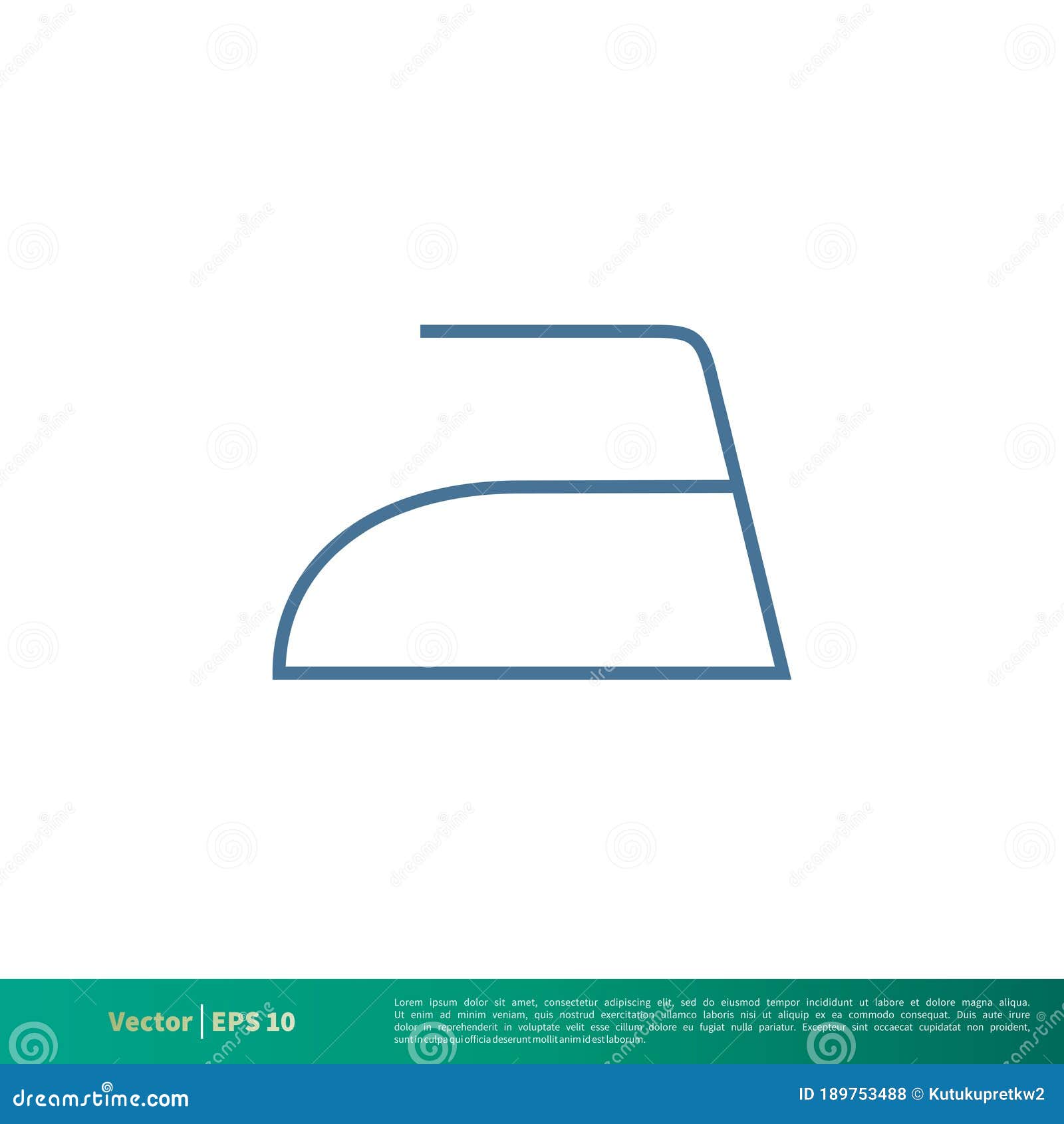 Ironing, Laundry Icon Vector Logo Template Illustration Design. Vector ...