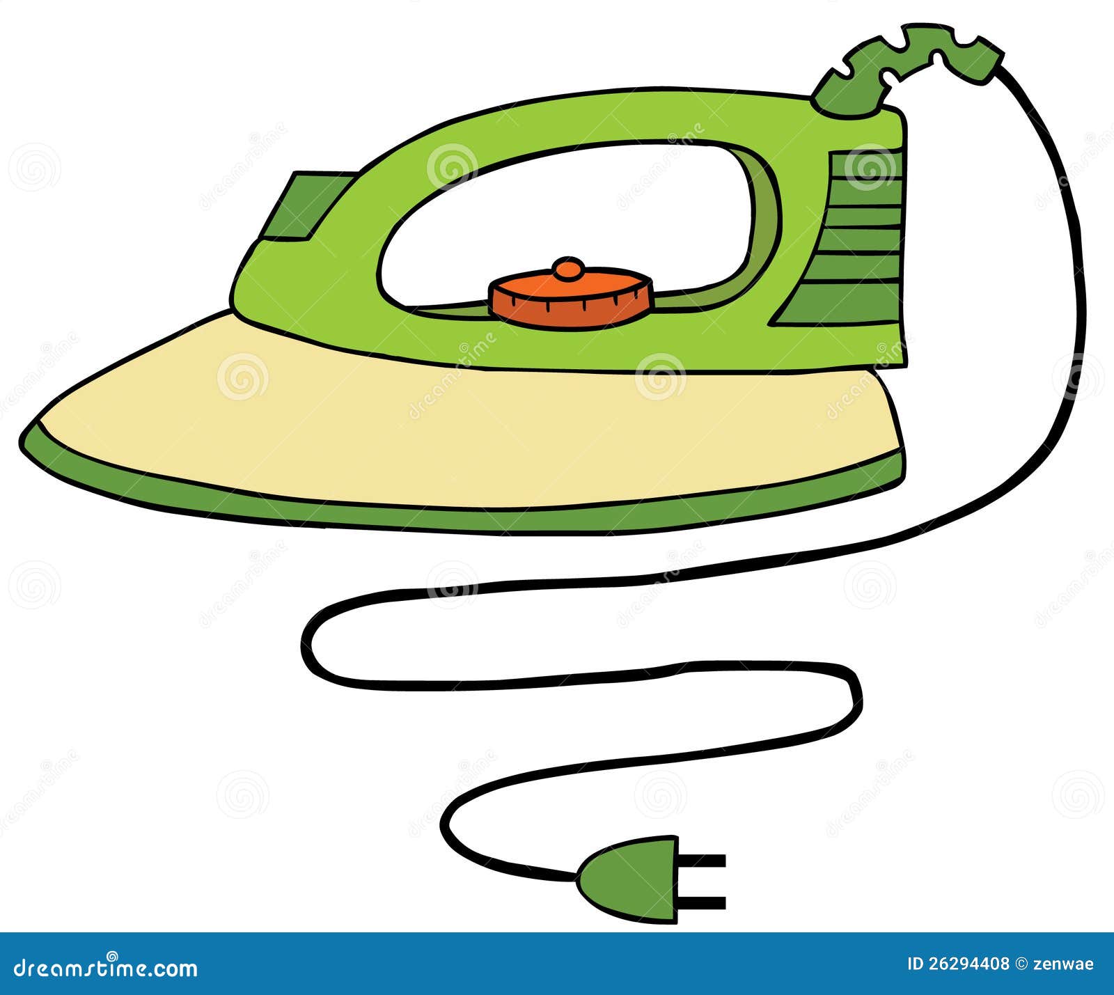 Ironing Machine Vector Illustration | CartoonDealer.com #26294408