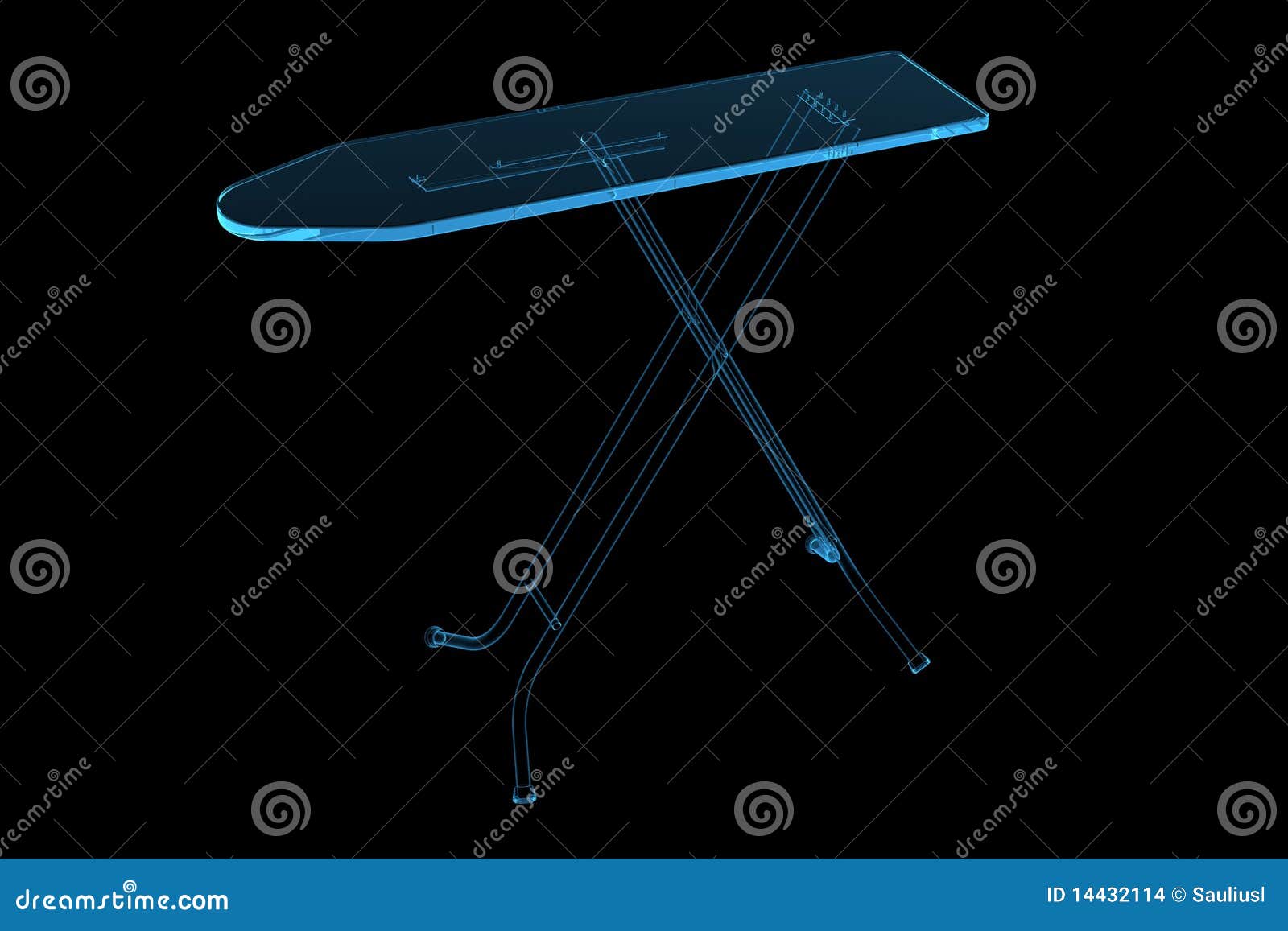Ironing Table Icon Black And White Vector Outline Sign | CartoonDealer ...