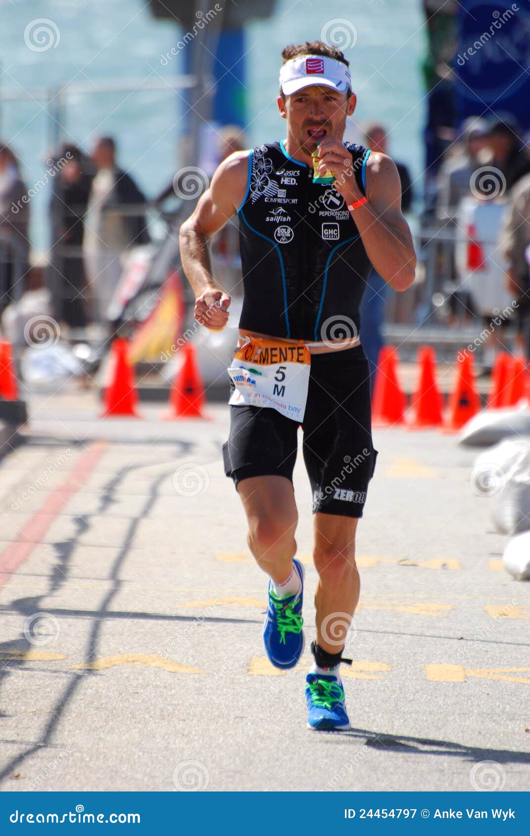 Ironman 2012 Triathlete Running Editorial Photography - Image of races ...
