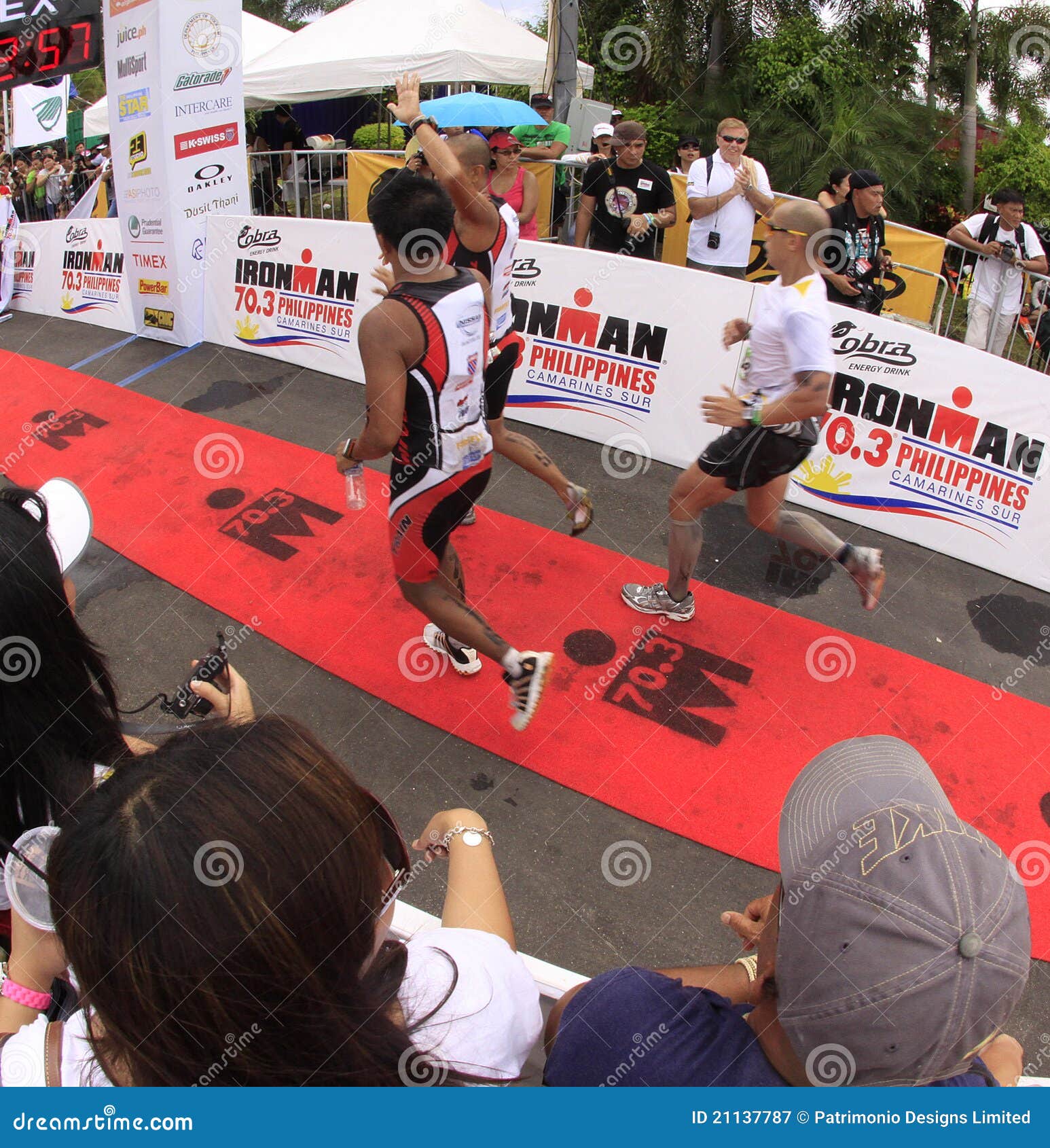 Ironman Philippines Marathon Run Race Finish Editorial Photography ...