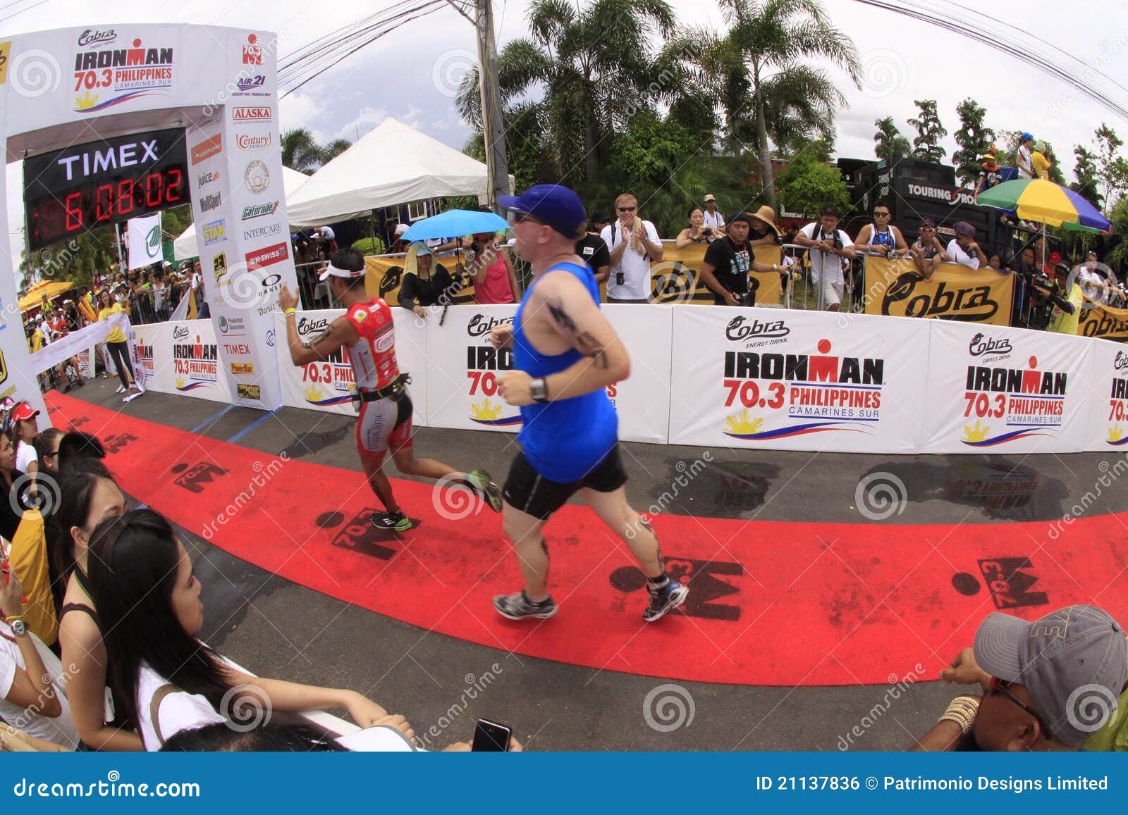 Ironman Philippines Marathon Run Race Finish Editorial Photo - Image of ...