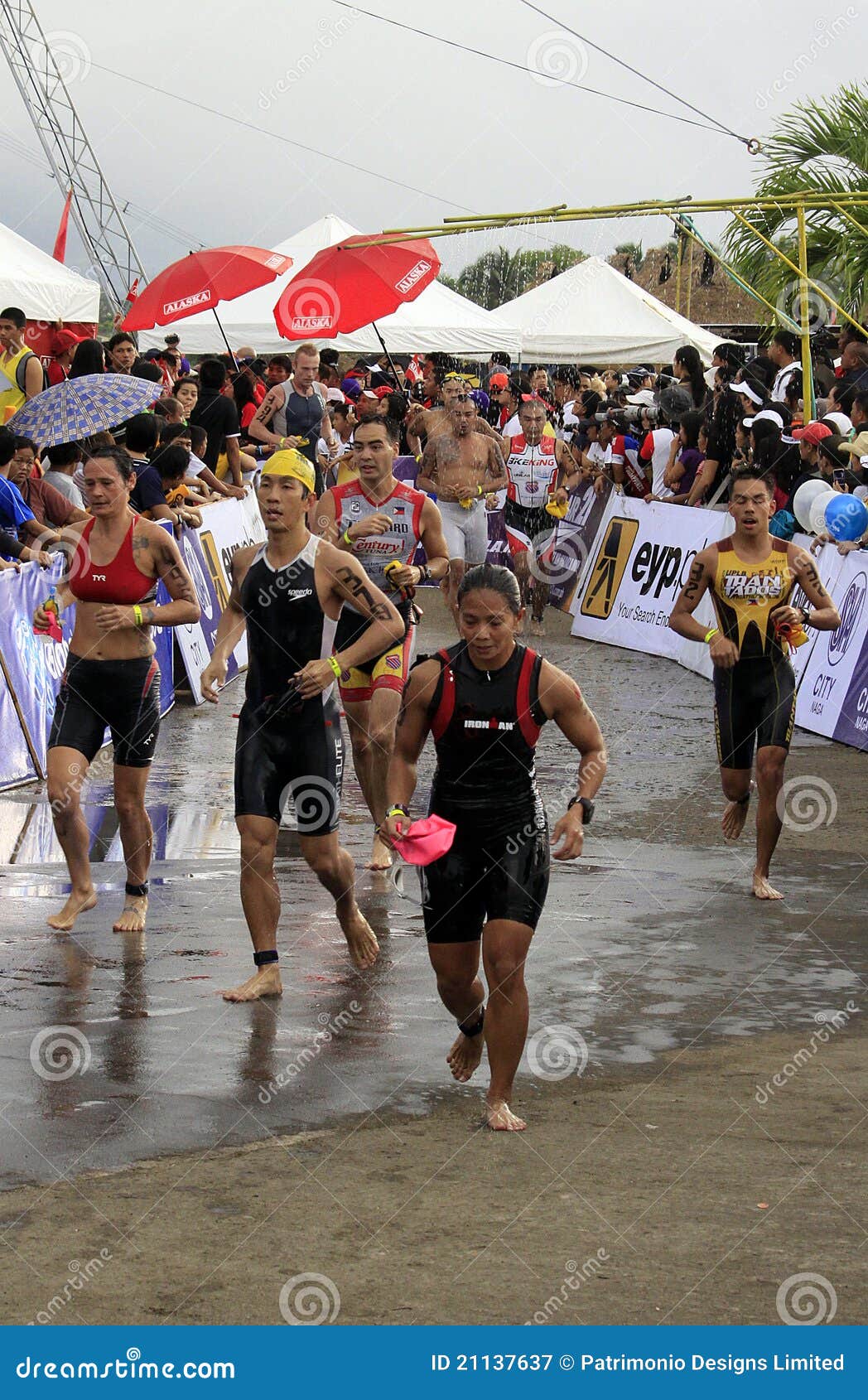 Ironman Triathlon Marathon Run Race Editorial Photography - Image of ...