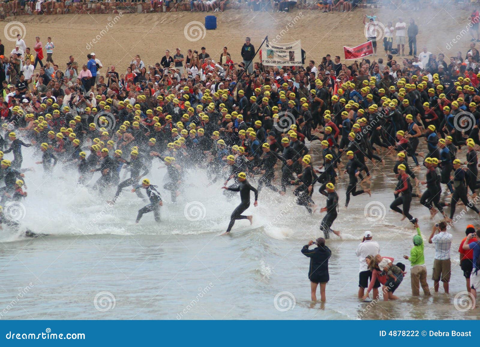 Ironman triathlon start editorial photography. Image of activity - 4878222