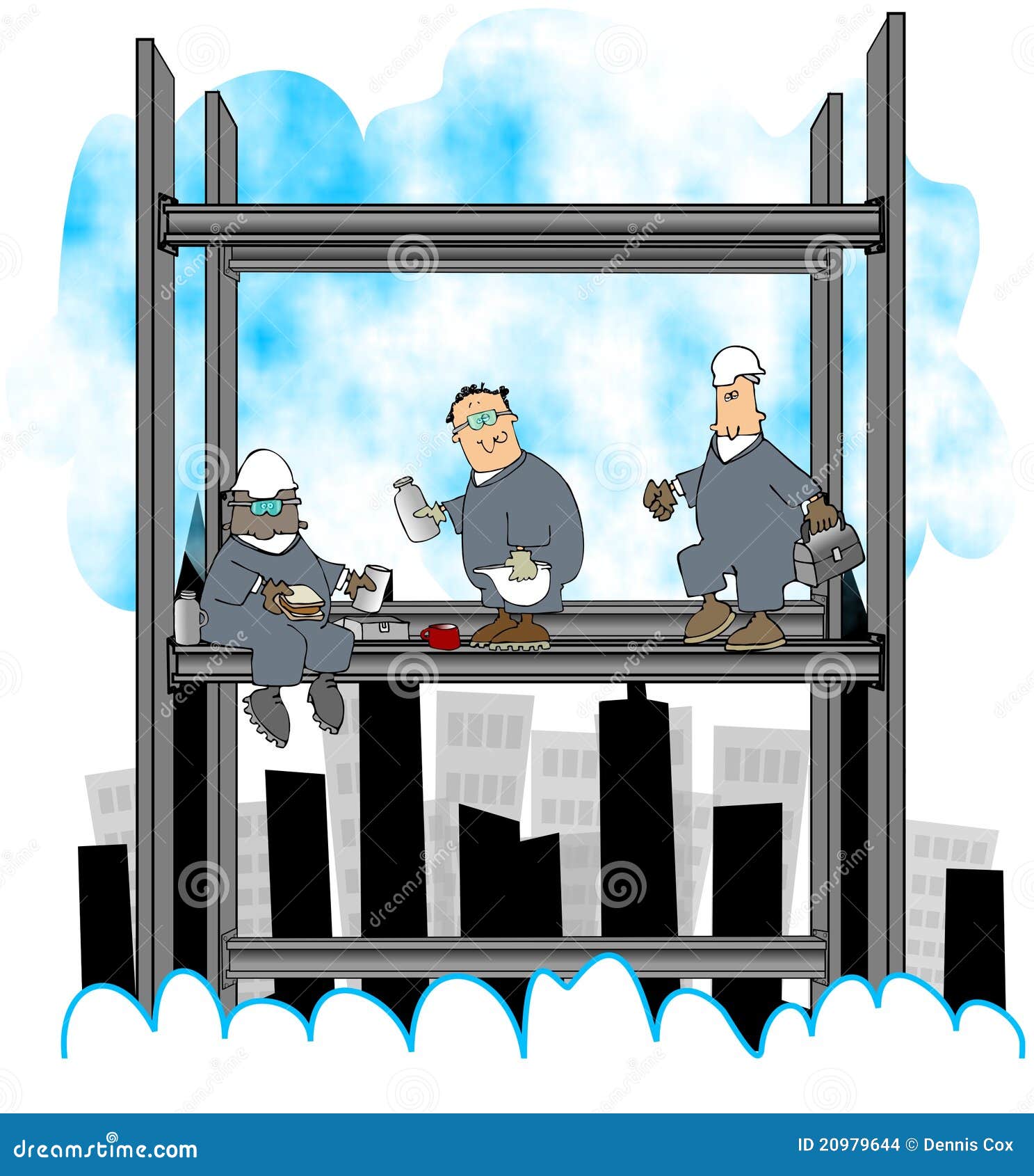 Ironworkers stock illustration. Illustration of cartoon - 20979644
