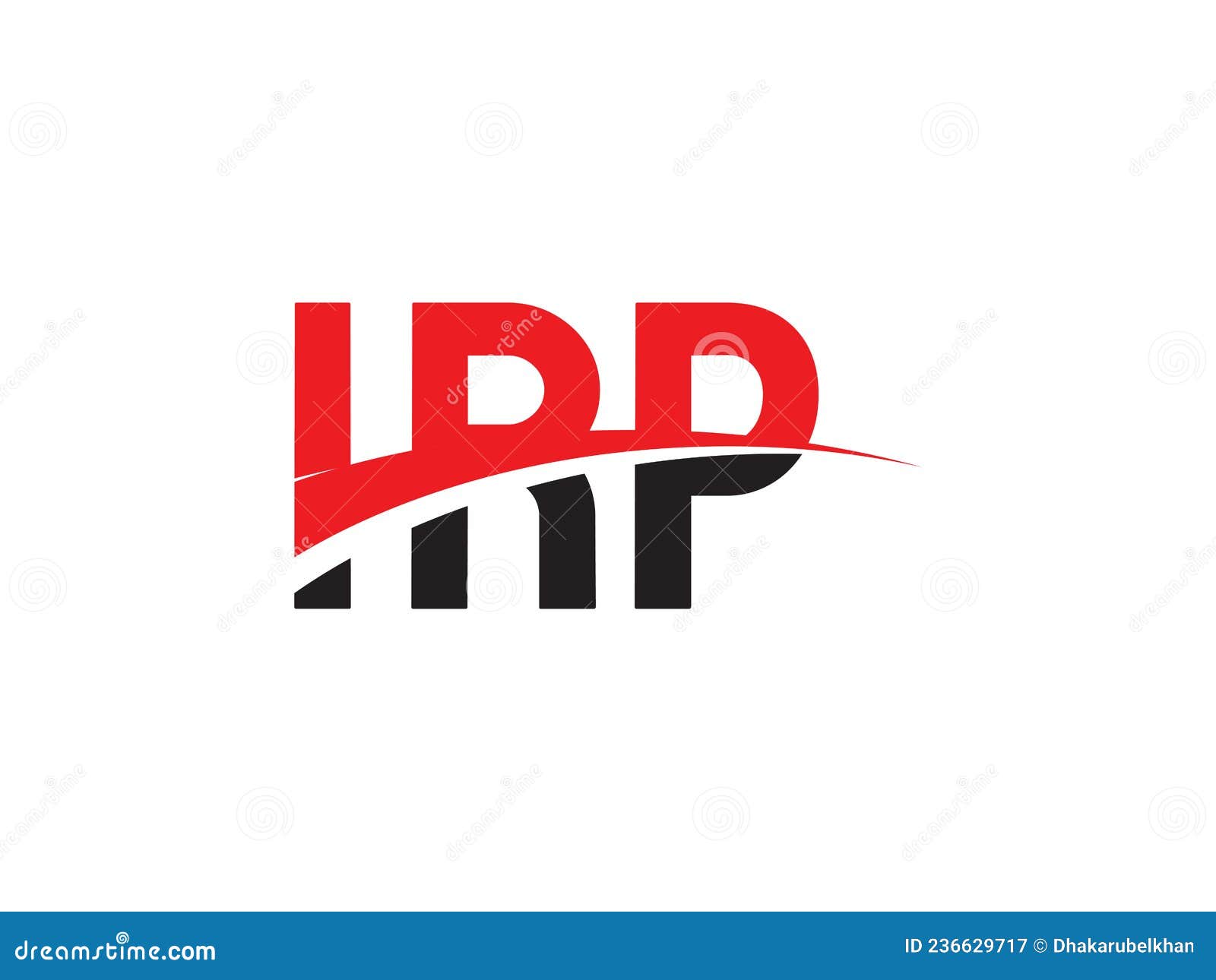 IRP Letter Initial Logo Design Vector Illustration Stock Vector ...