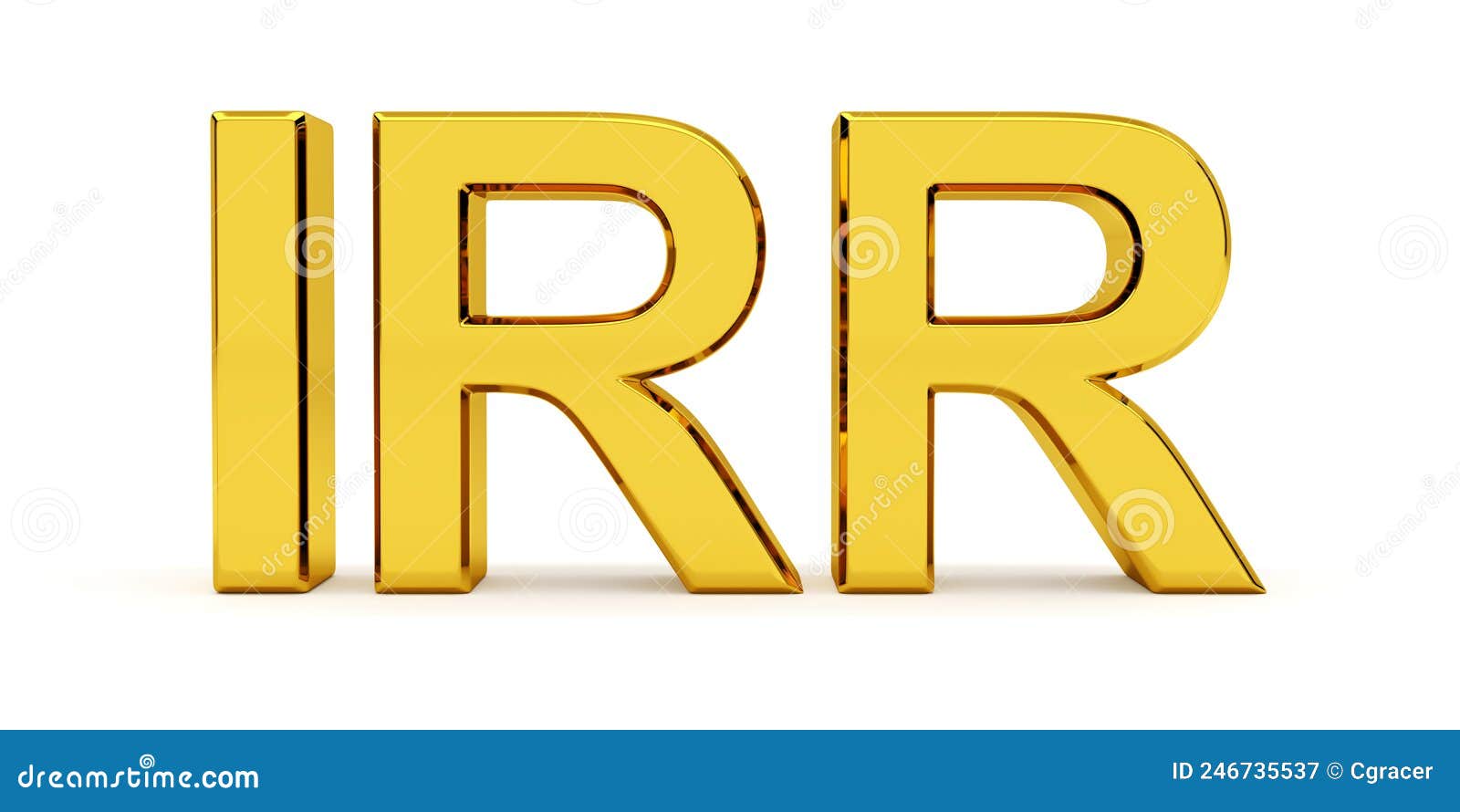 IRR Iranian Rial Currency Code Stock Illustration - Illustration of ...