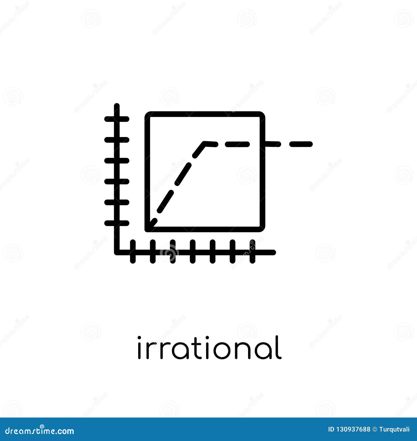Irrational Exuberance Icon. Trendy Modern Flat Linear Vector Irrational ...