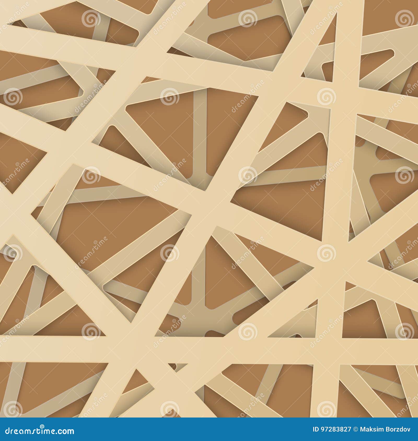 Irregular abstract grid stock vector. Illustration of material - 97283827