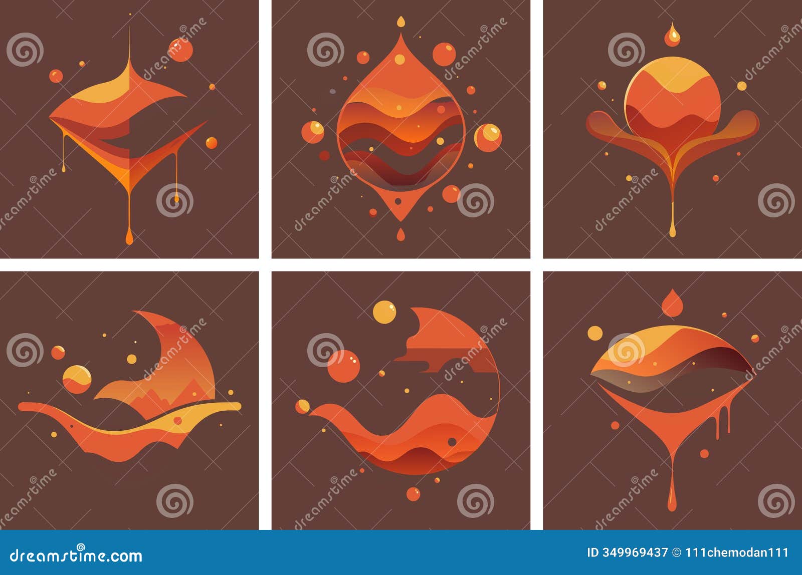 Irregular Amoeba Shape with Fluid, Modern Design Elements and Smooth ...