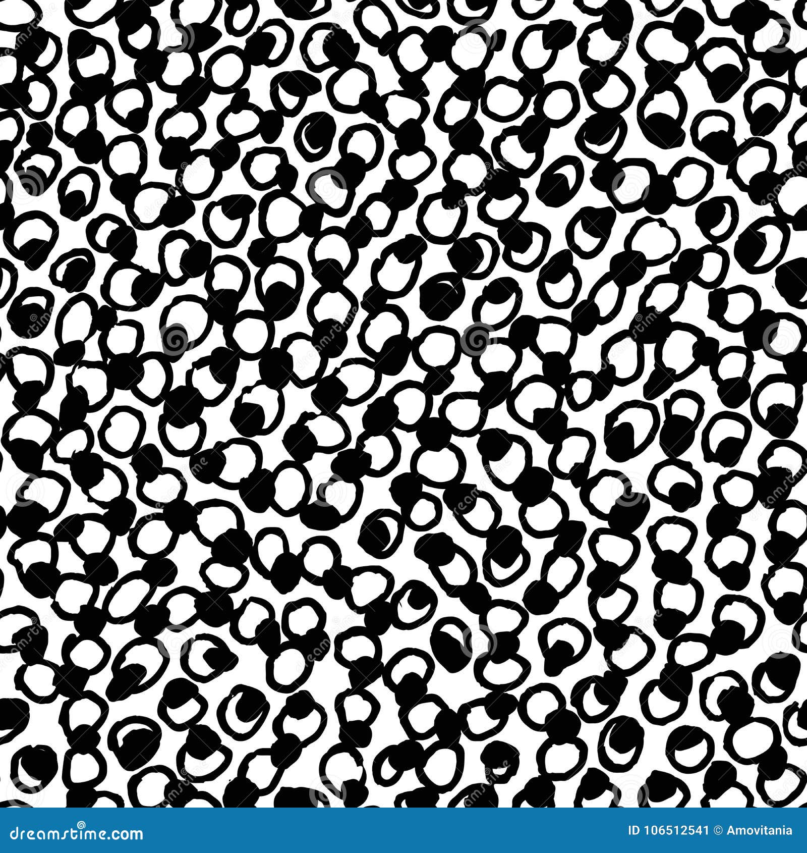 Irregular Bubbles Dots Pattern Stock Vector - Illustration of ...