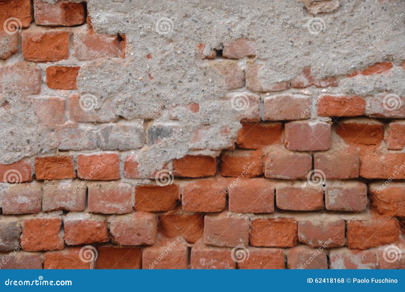 Irregular brick wall stock photo. Image of built, solid - 62418168