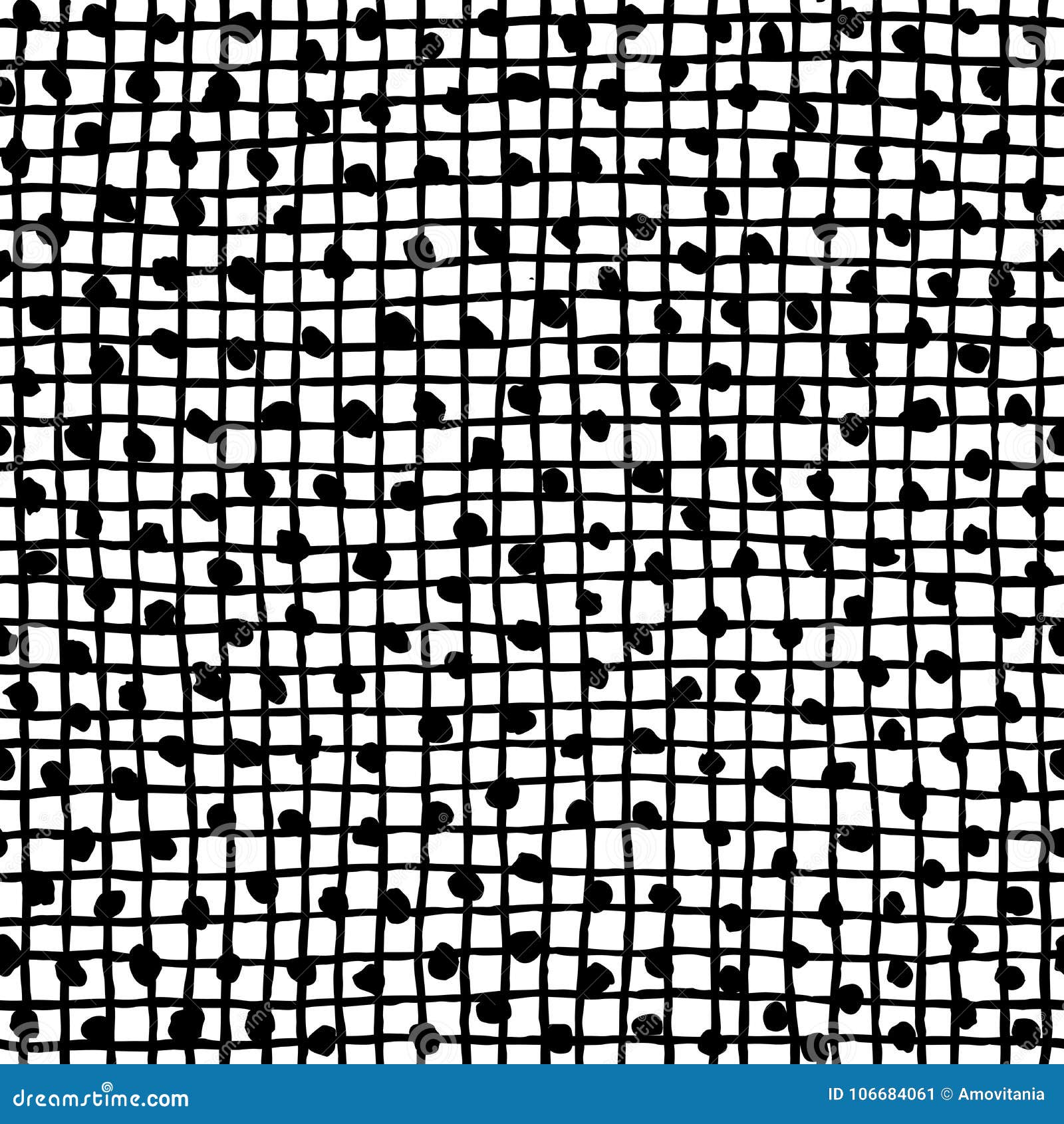 Irregular Checkered Pattern Stock Vector - Illustration of grungy ...