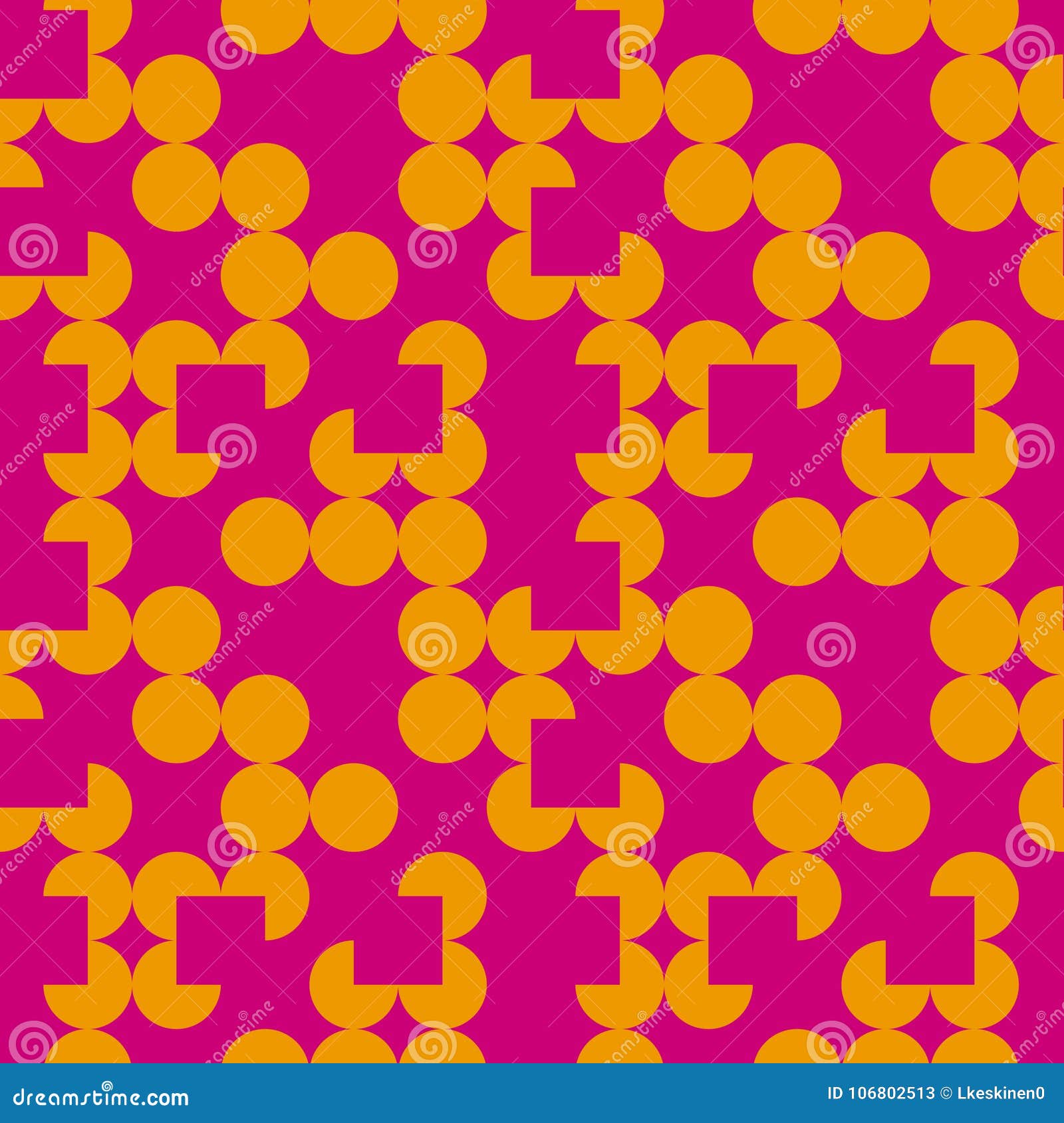 Irregular Circle Grid Seamless Pattern Stock Vector - Illustration of ...