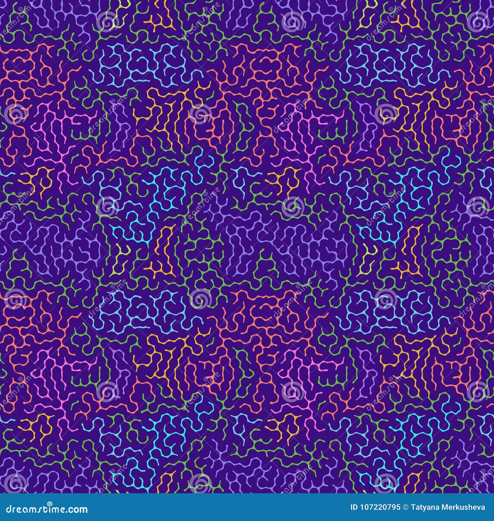 Irregular Seamless Pattern. Abstract Maze Design. Labyrinth Backround ...