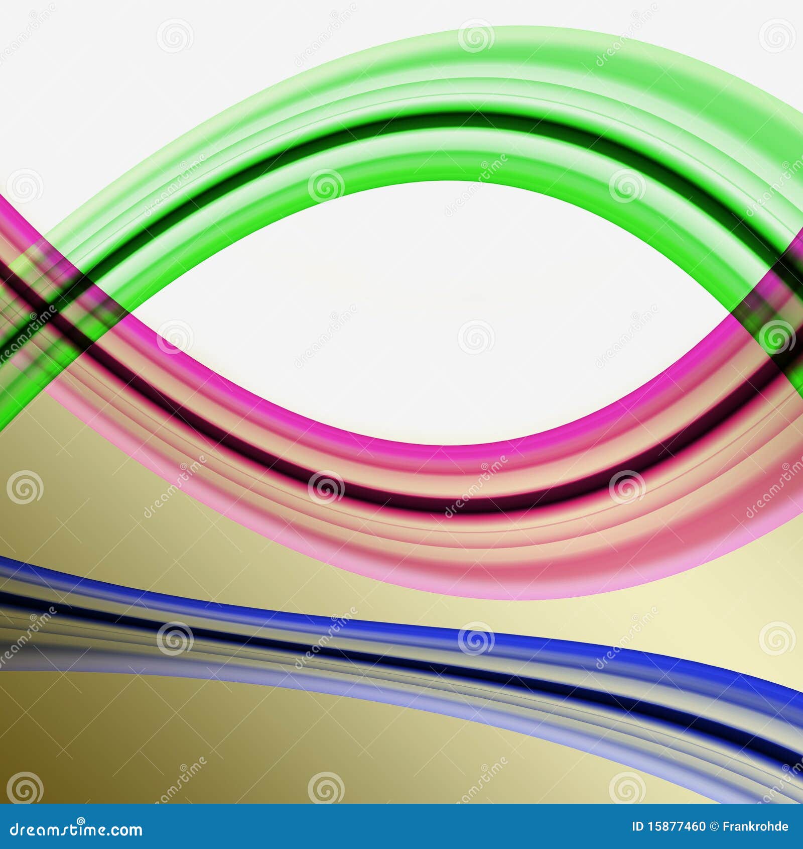 Irregular Curved Colored Stripes Stock Illustration - Illustration of ...