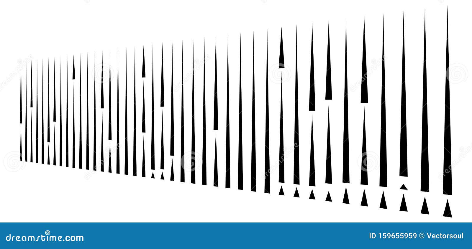 Irregular Dashed, Segmented Vertical Lines in a Row. 3d Stripes in ...