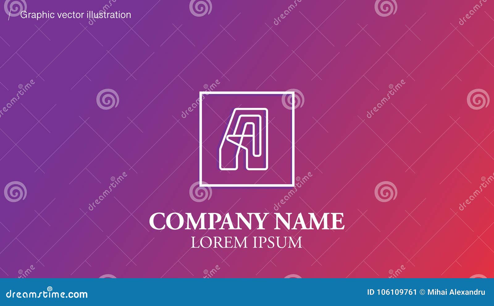 Irregular Design of Initial a - Design Template Logo, Resizable, Square ...