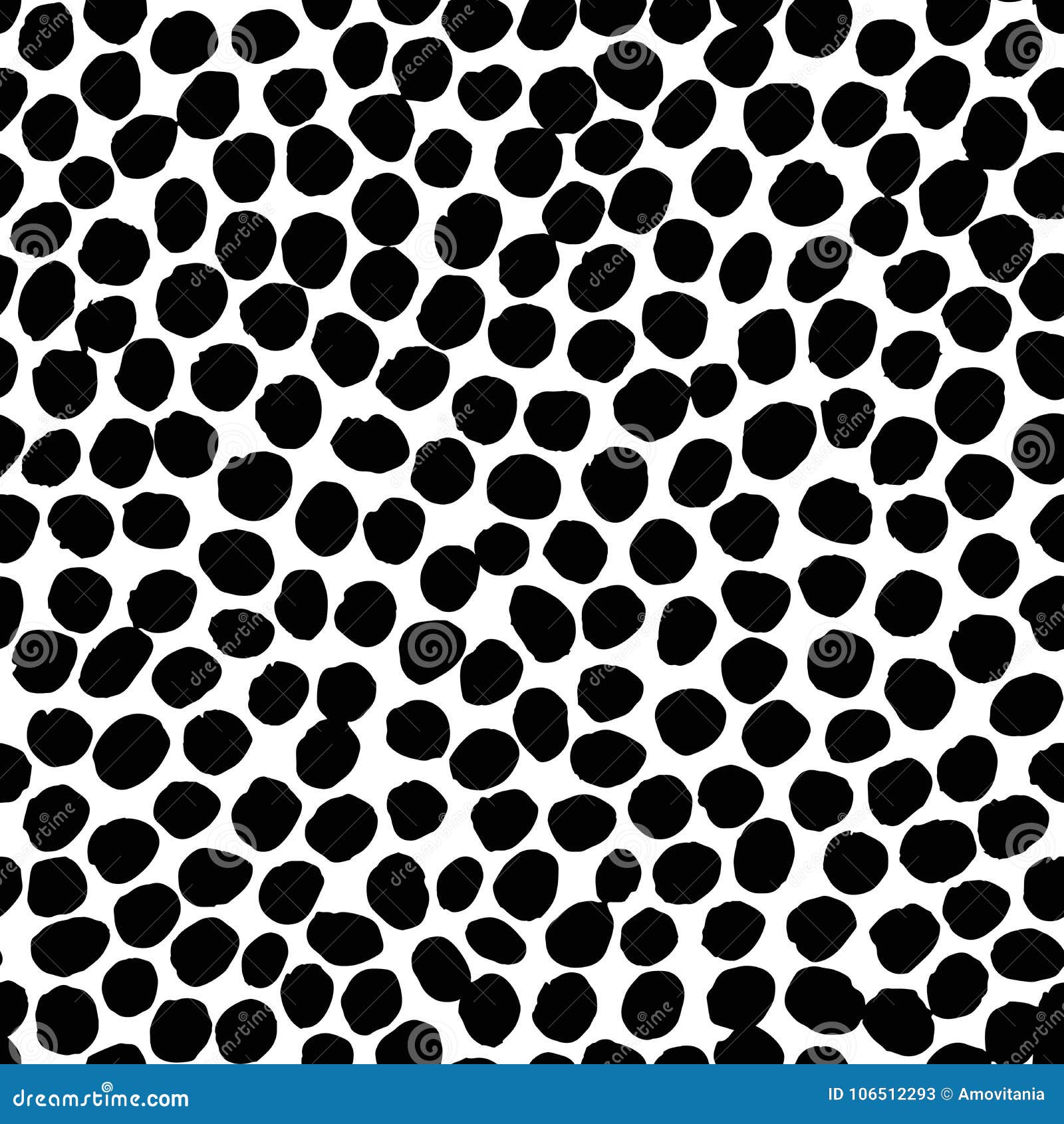 Irregular Dots Pattern stock vector. Illustration of round - 106512293