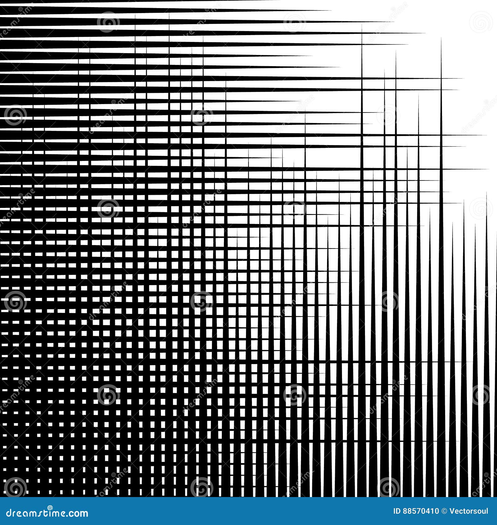 Irregular Grid Mesh Pattern Abstract Monochrome Geometric Text Stock