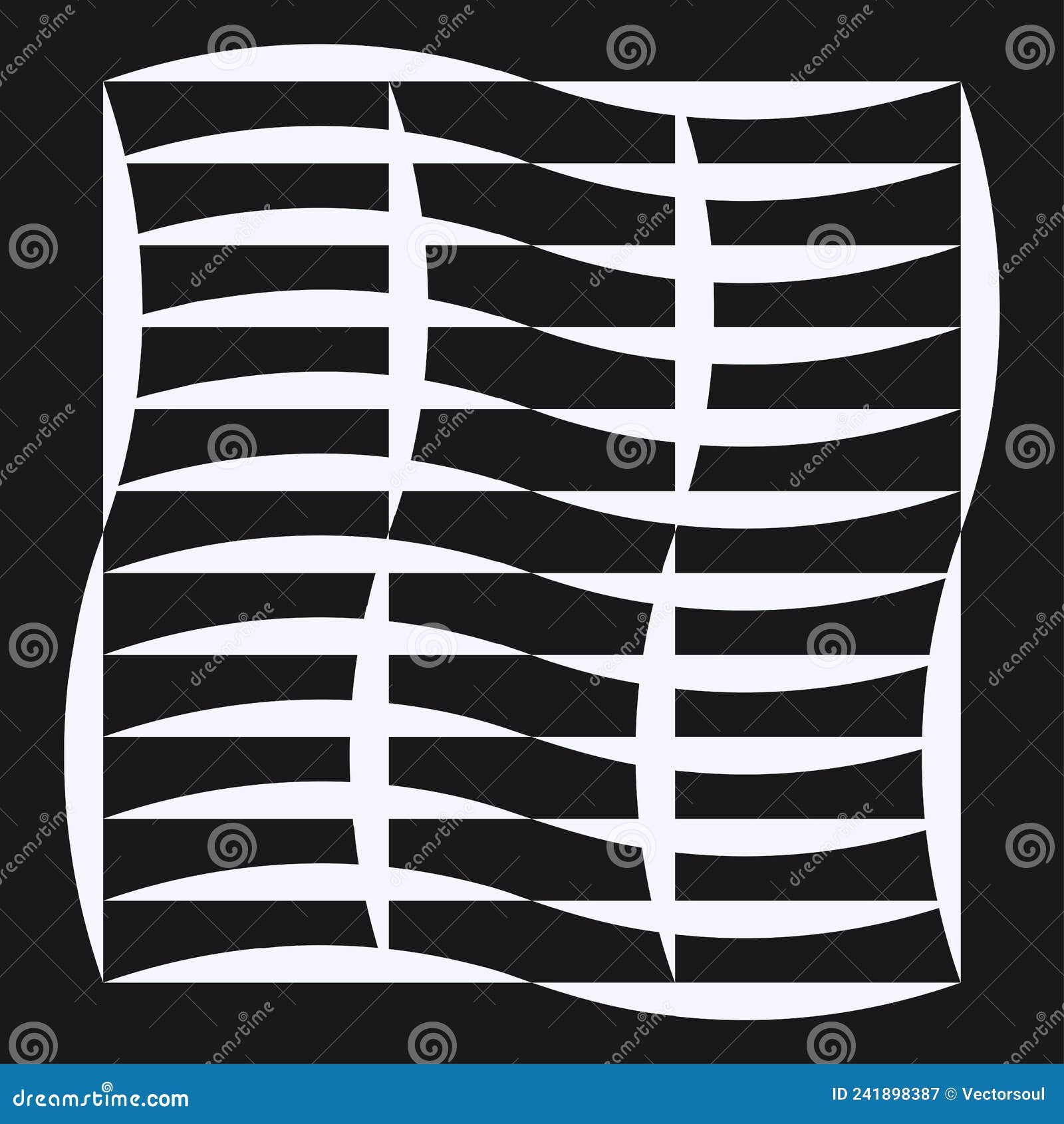 Irregular Grid, Mesh with Random Lines. Squares Lattice, Grating ...