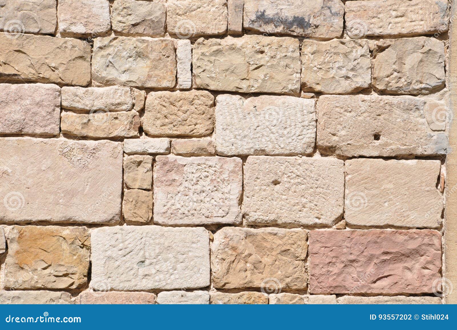 Irregular limestone wall stock photo. Image of square - 93557202