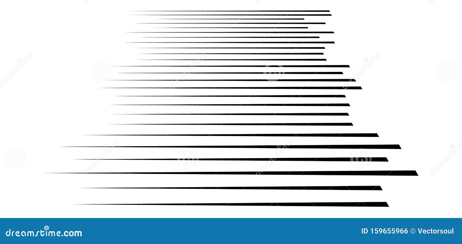 Irregular Lines In 3d Perspective. Segments Stripes, Streaks, Strips ...