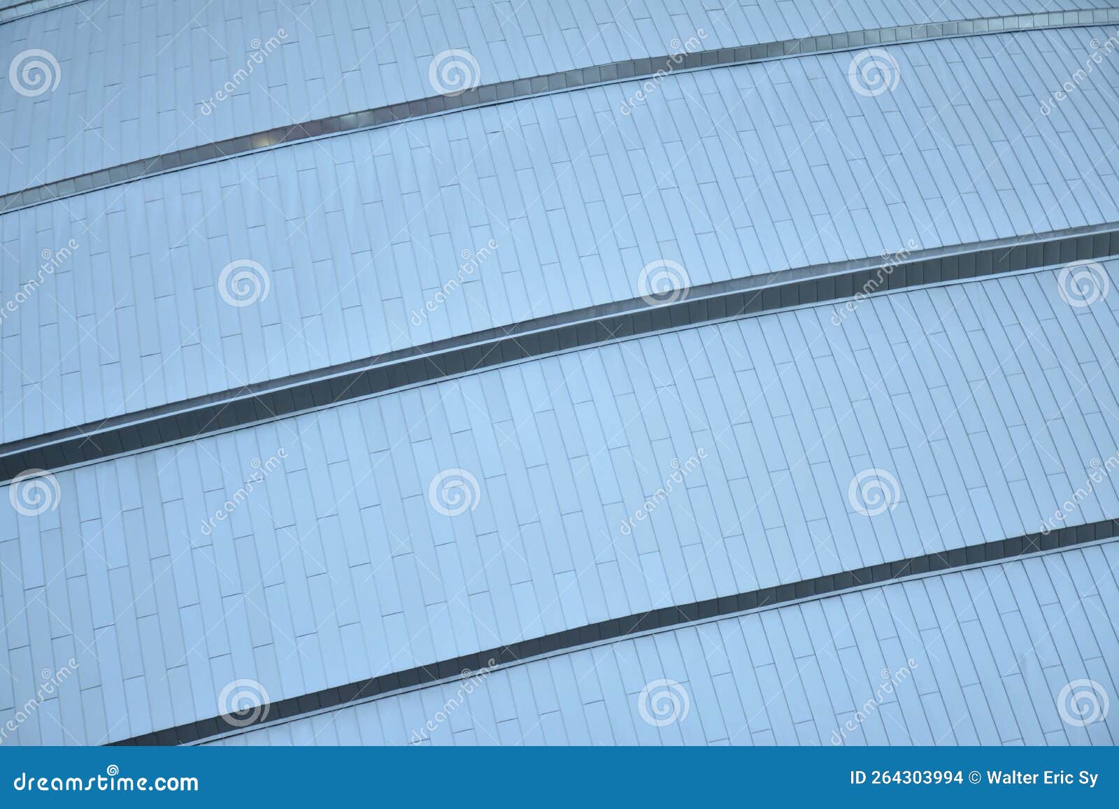 Irregular Metal Sheet Cladding of the Exterior Roof Stock Photo - Image ...