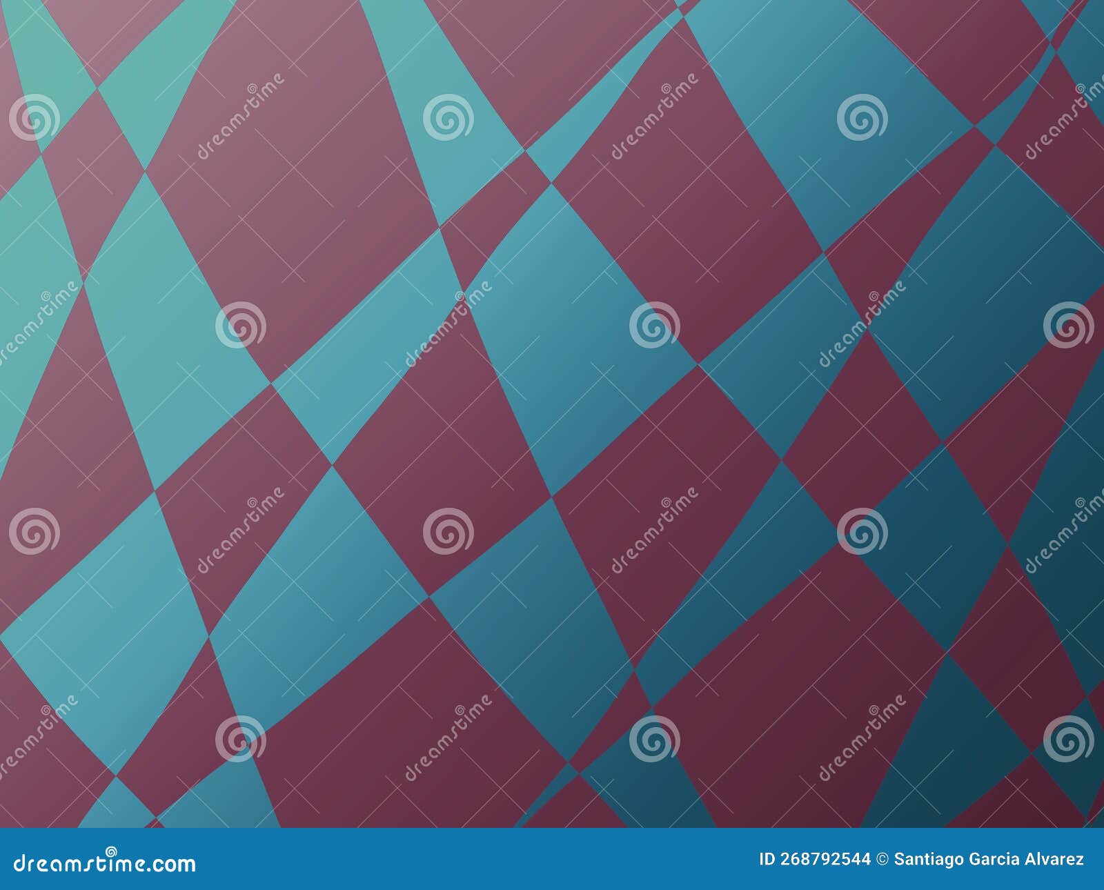 Irregular Mosaic Pattern with Blue and Purple Gradients. Artistic Style ...