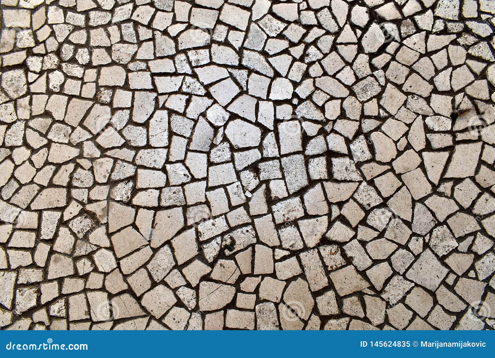 Irregular Mosaic Stones Texture Stock Image - Image of cracks, mosaic ...
