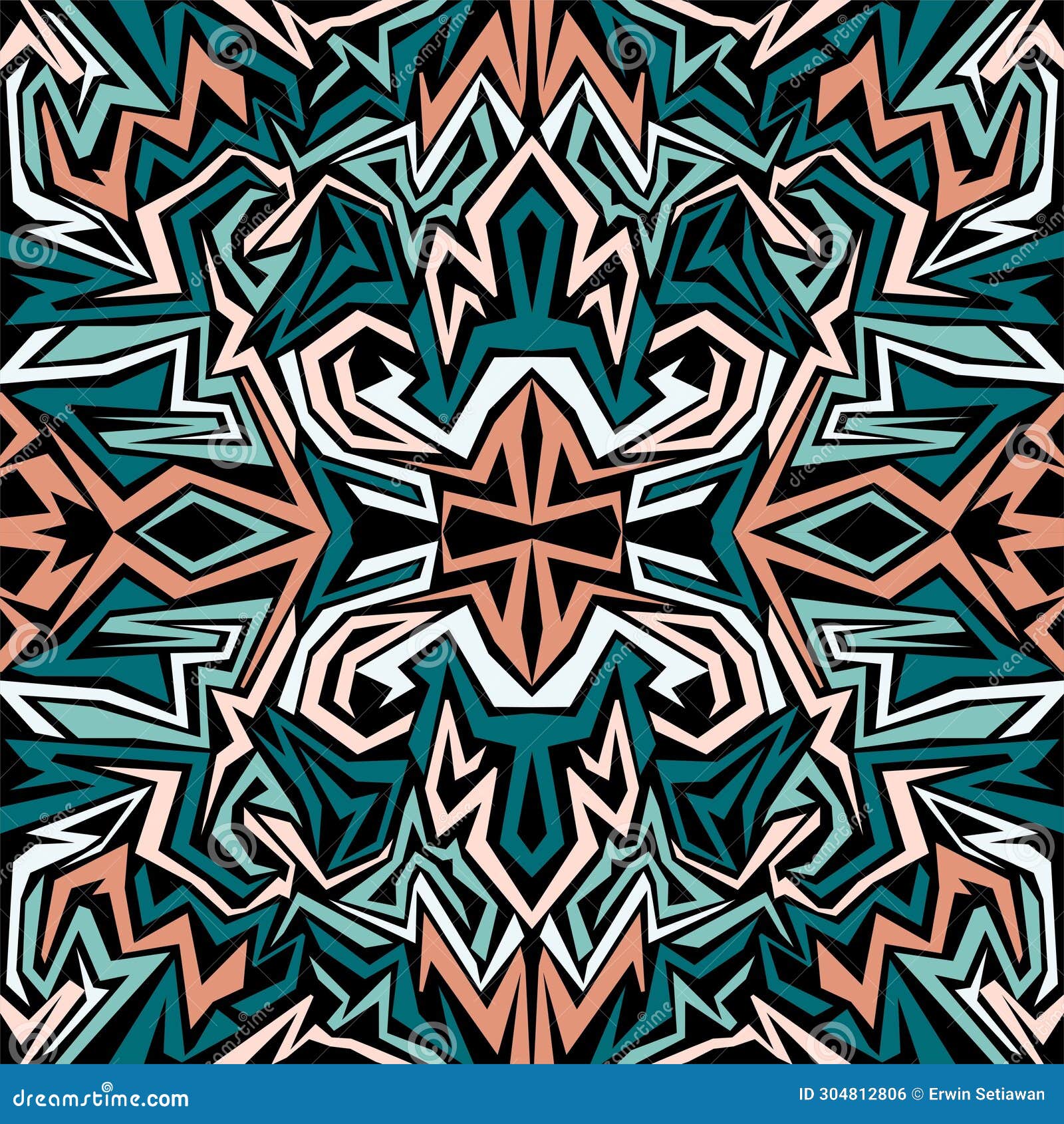 Irregular Object Art Background in Retro Style, Cool Background Stock ...