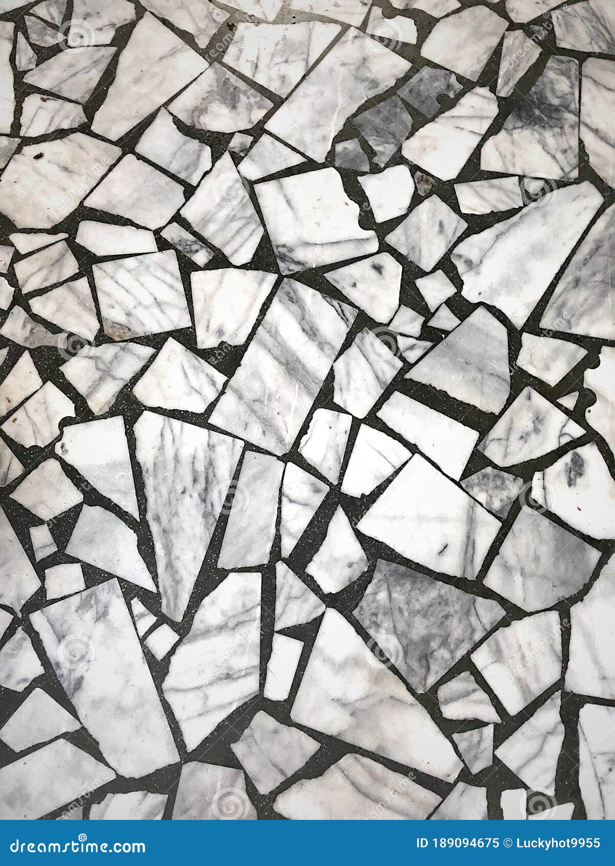 An Irregular Pattern of Marble or Cobblestone on a Sidewalk Stock Image ...