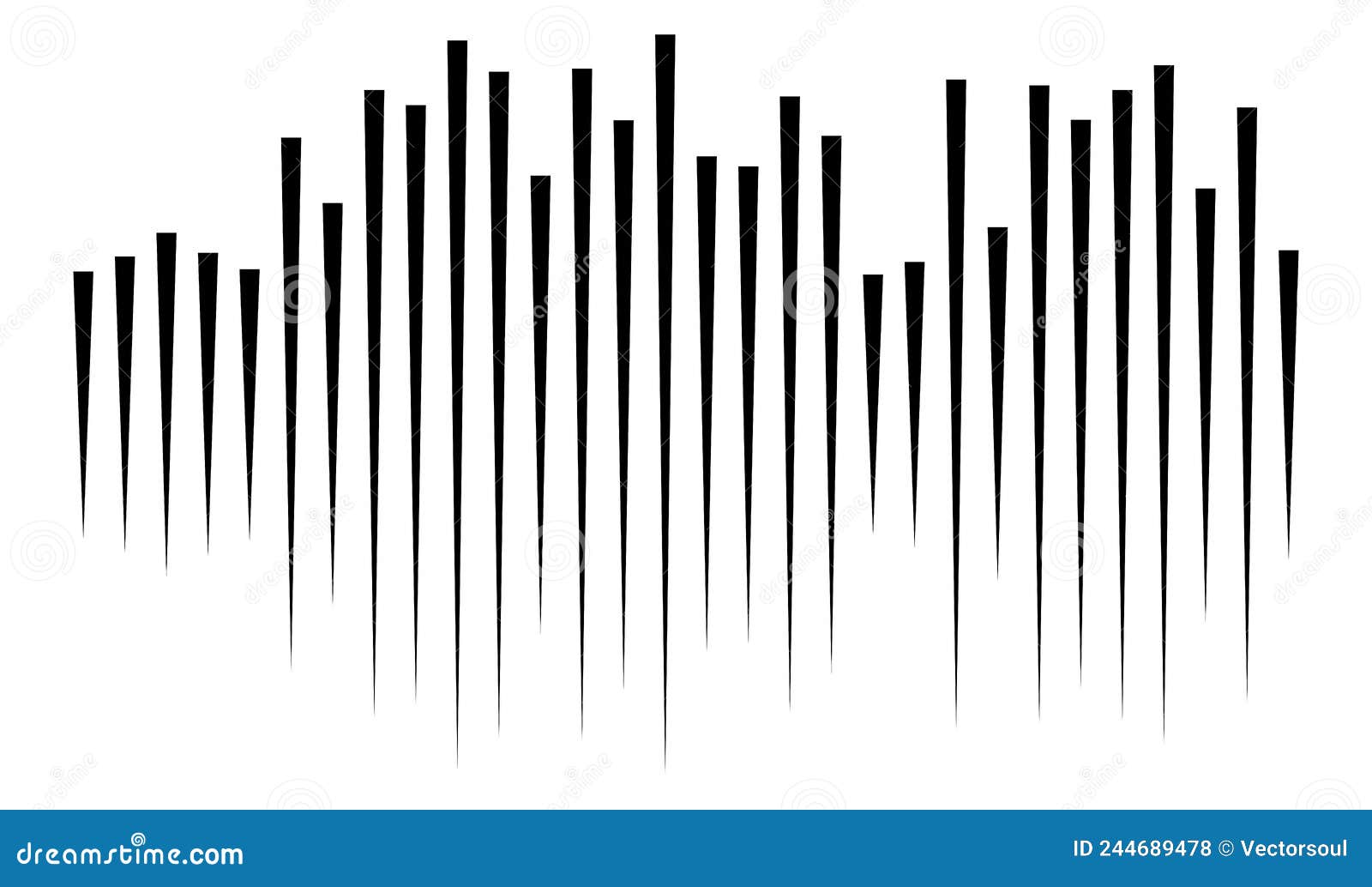 Irregular Random Lines, Stripes Pattern Vector Element Stock Vector ...