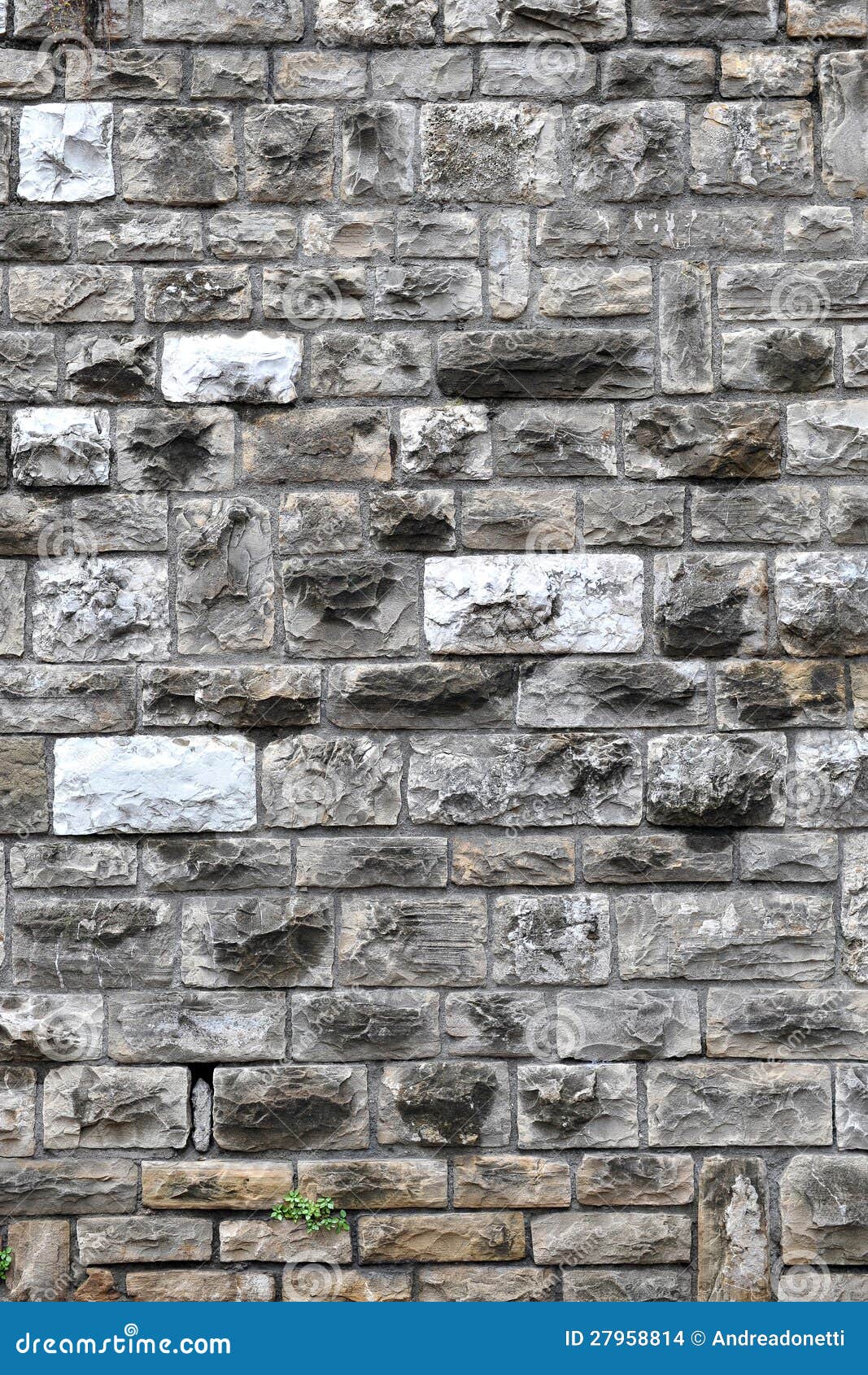 Irregular Rectangular Stone Brick Wall Stock Photo - Image of bricks ...