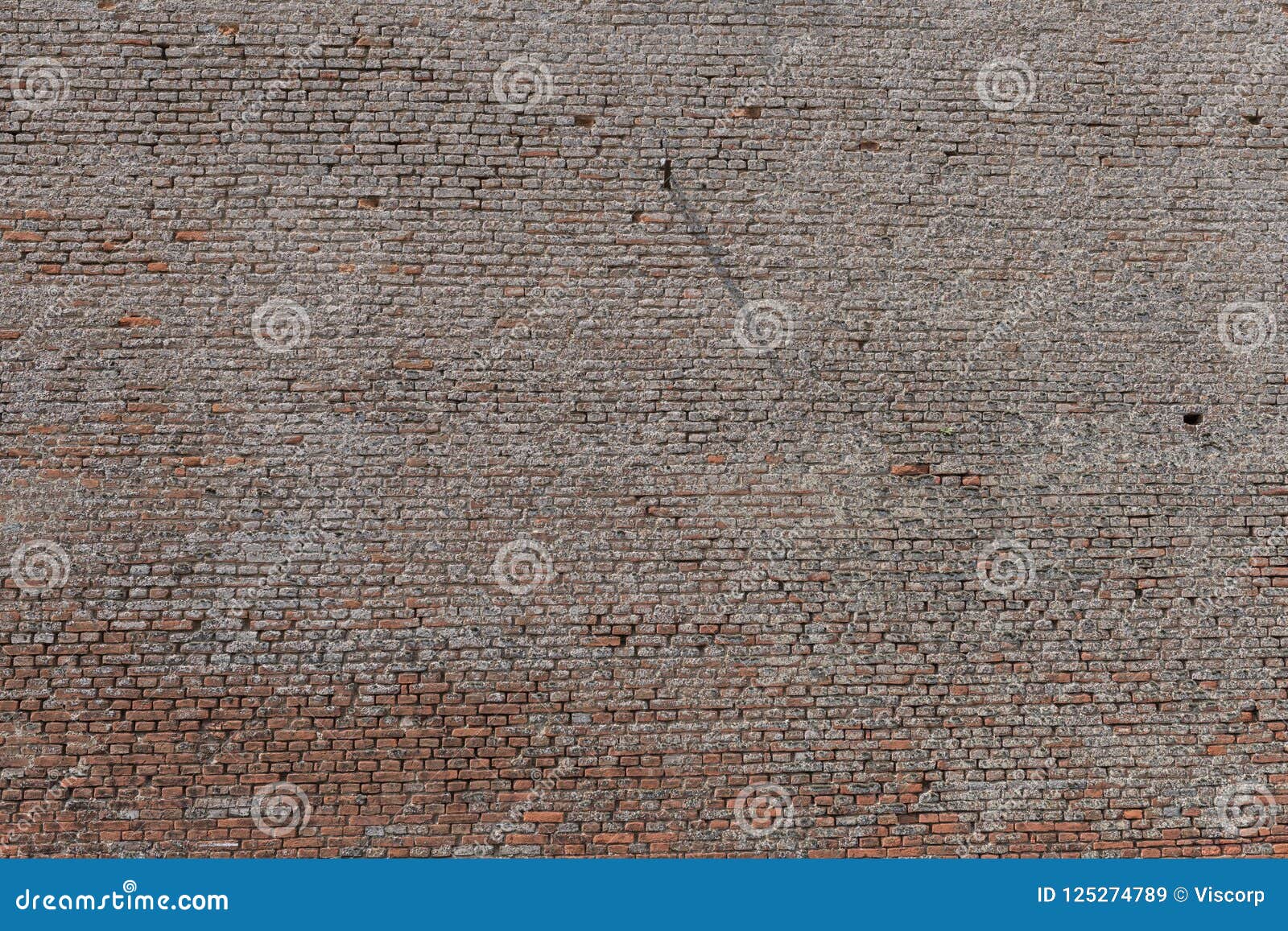 Irregular Red Brick Wall Background Stock Image - Image of paint ...