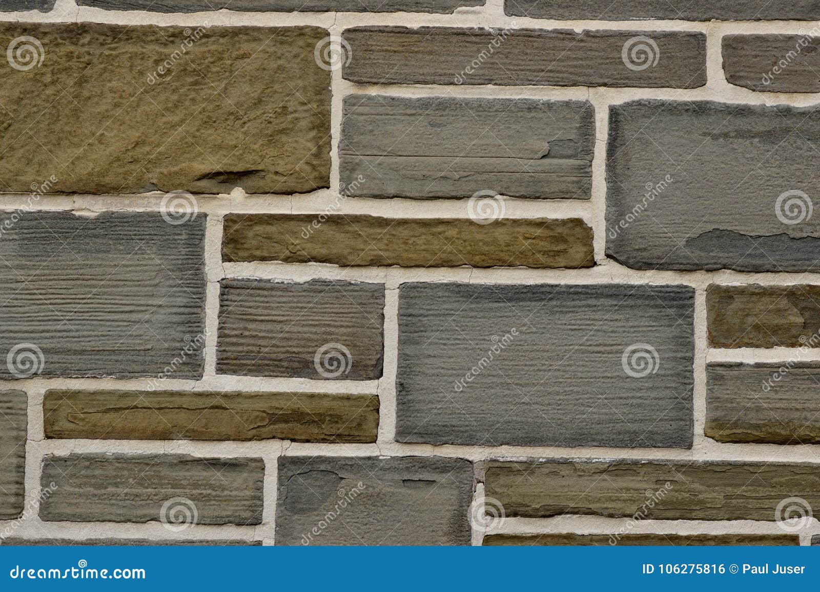 Irregular Shale Brick Wall Closeup Texture Stock Photo - Image of ...