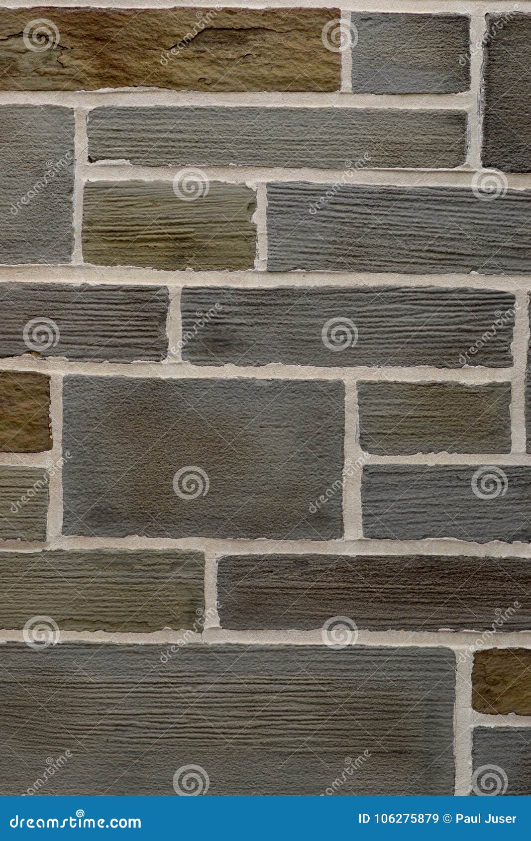 Irregular Shale Brick Wall Closeup Texture Stock Image - Image of ...