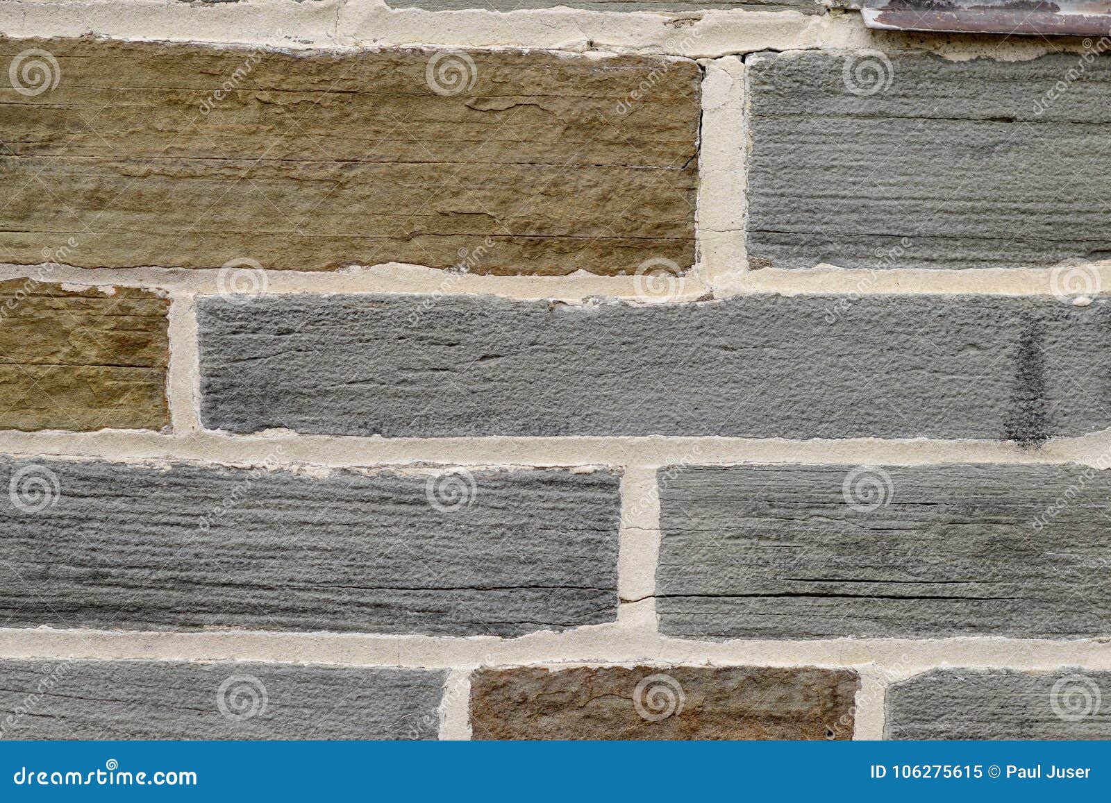 Irregular Shale Brick Wall Closeup Texture Stock Image - Image of brown ...