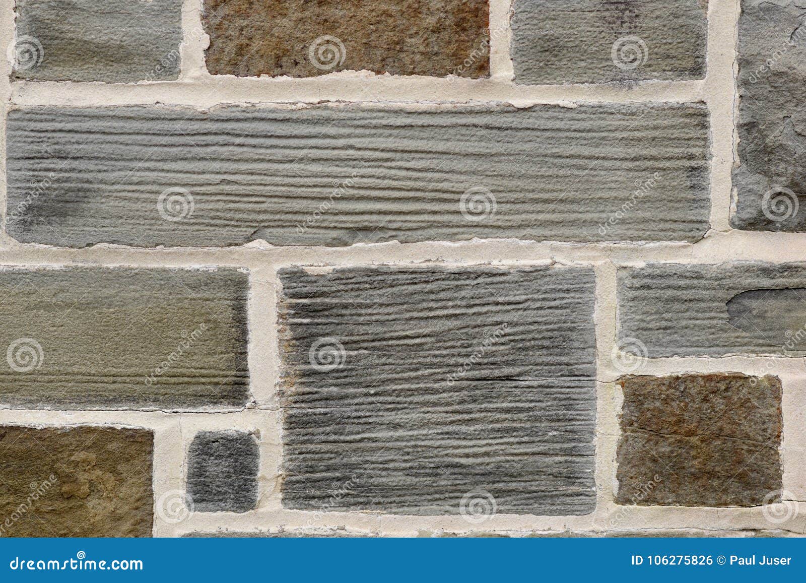 Irregular Shale Brick Wall Closeup Texture Stock Photo - Image of grey ...