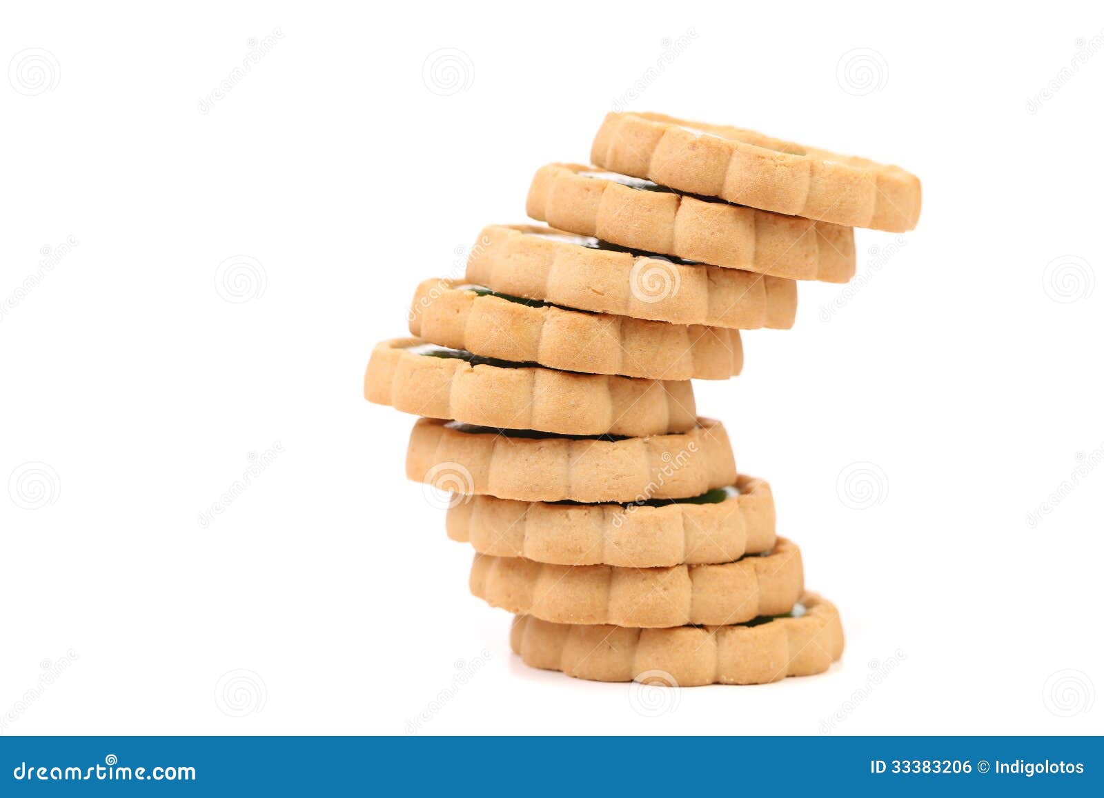 Irregular Stack of Biscuit. Stock Photo - Image of assortment ...