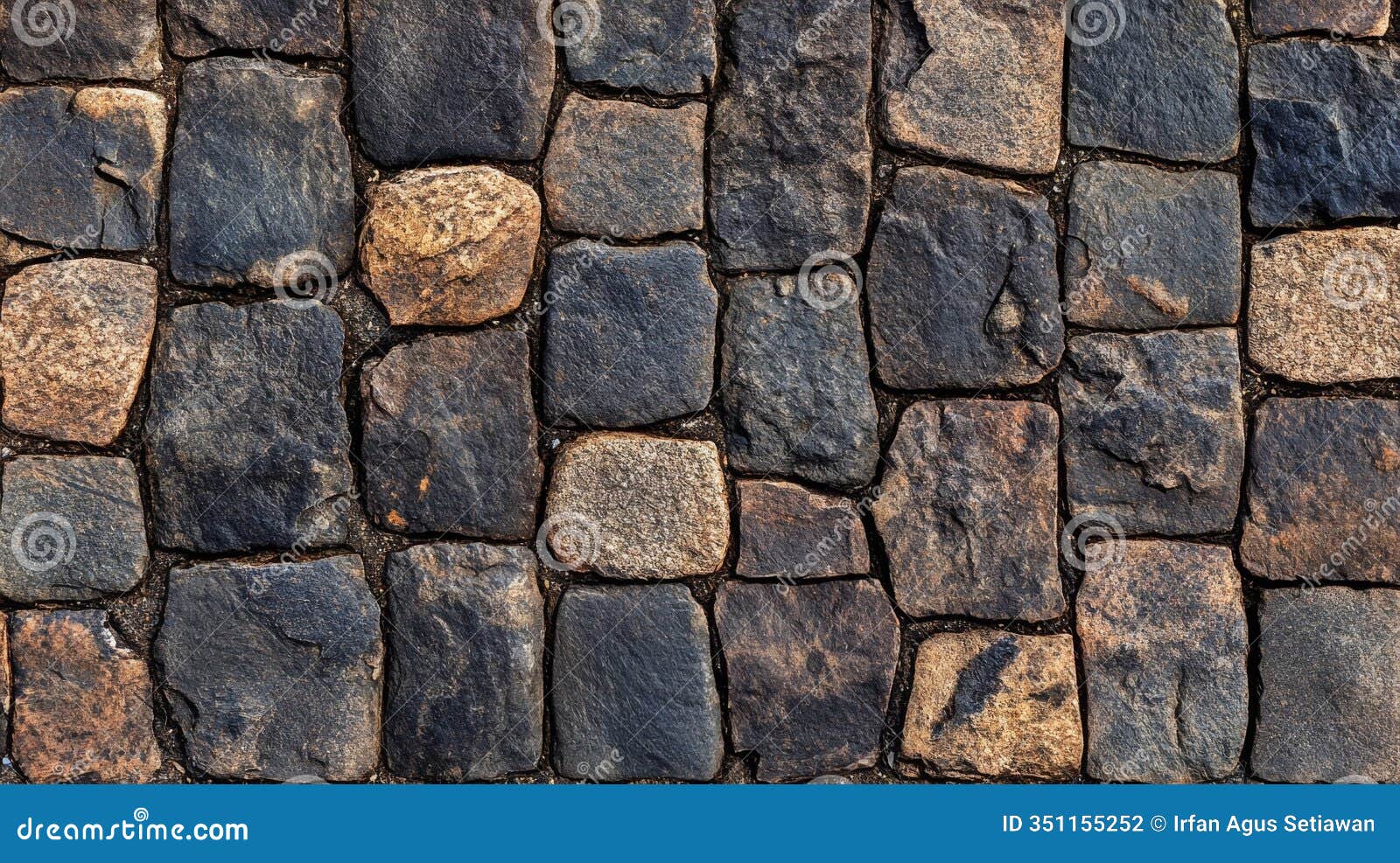 Irregular Stone Pavement Texture Background Stock Illustration ...