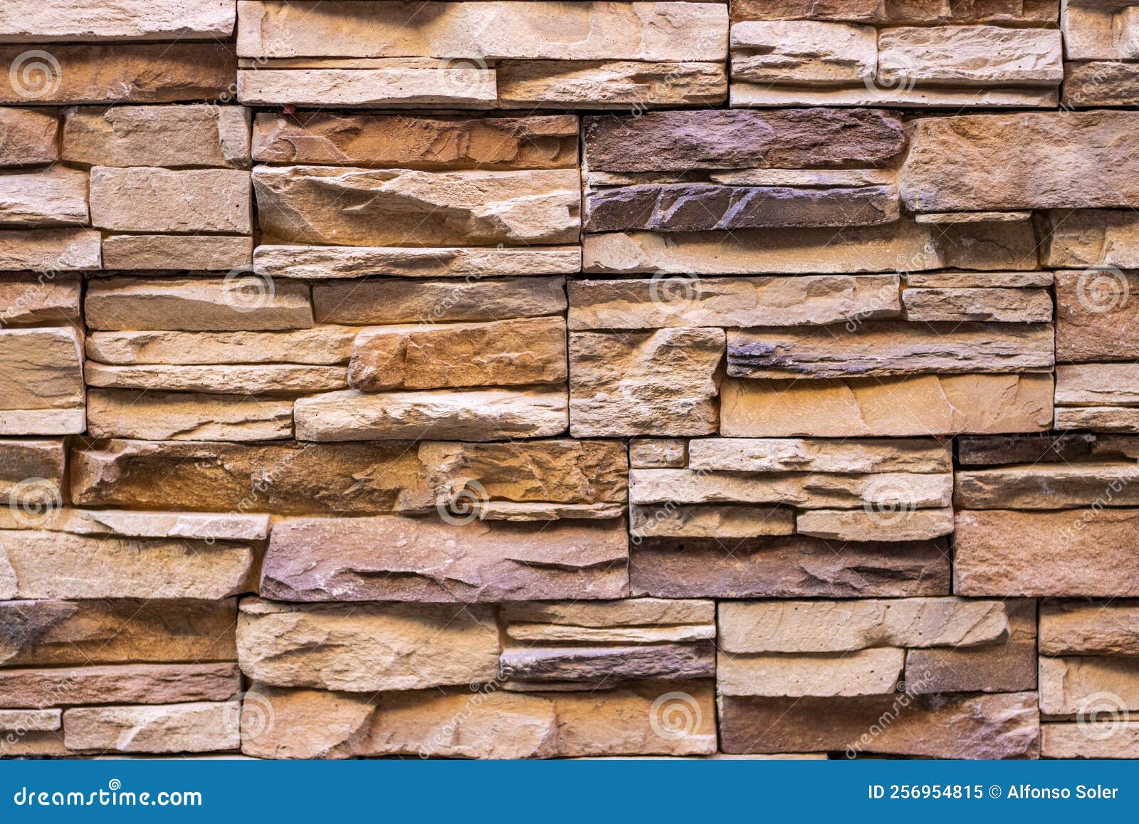Irregular Stone Wall. Decorative Rustic Texture Stock Image - Image of ...