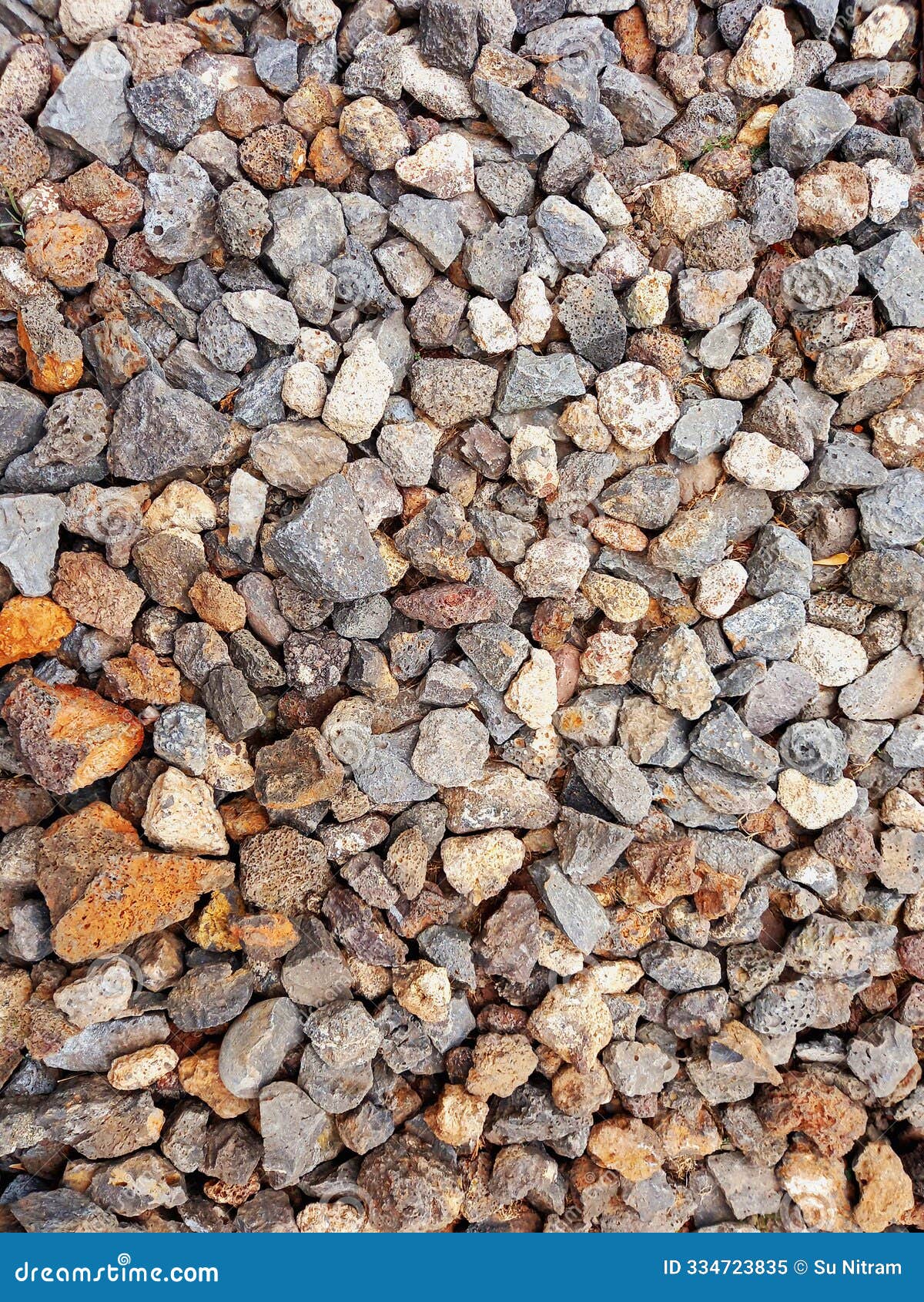 Irregular Stones Background. Pebble Wall. Texture of Irregular Small ...