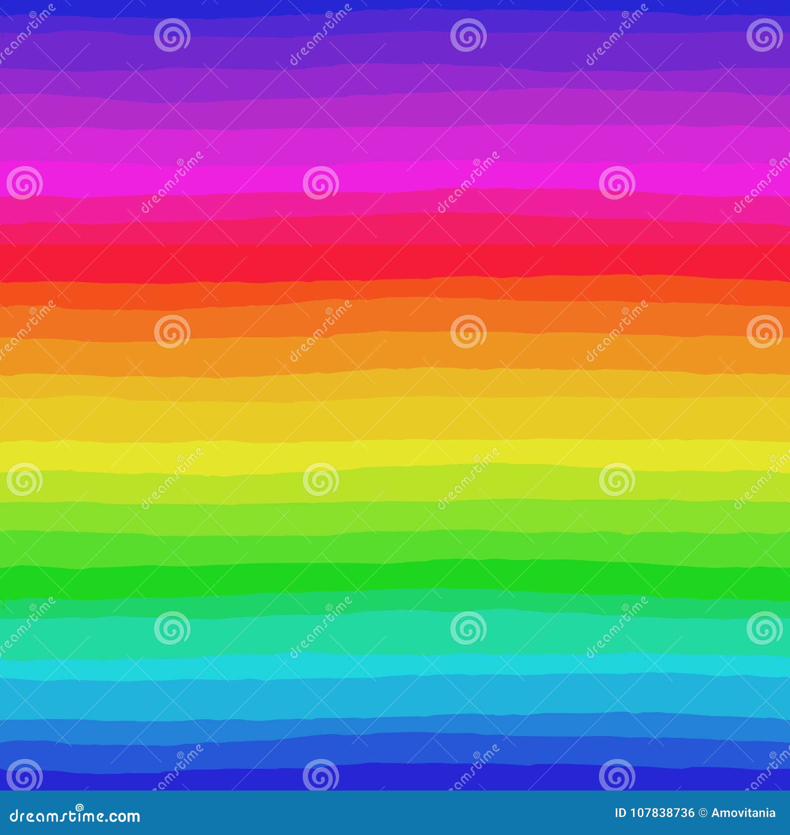 Irregular Striped Rainbow Pattern Stock Vector - Illustration of ...