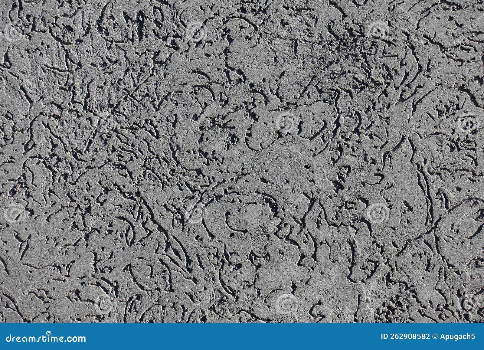Irregular Surface of Gray Wall with Stucco Worm Finish Stock Photo ...