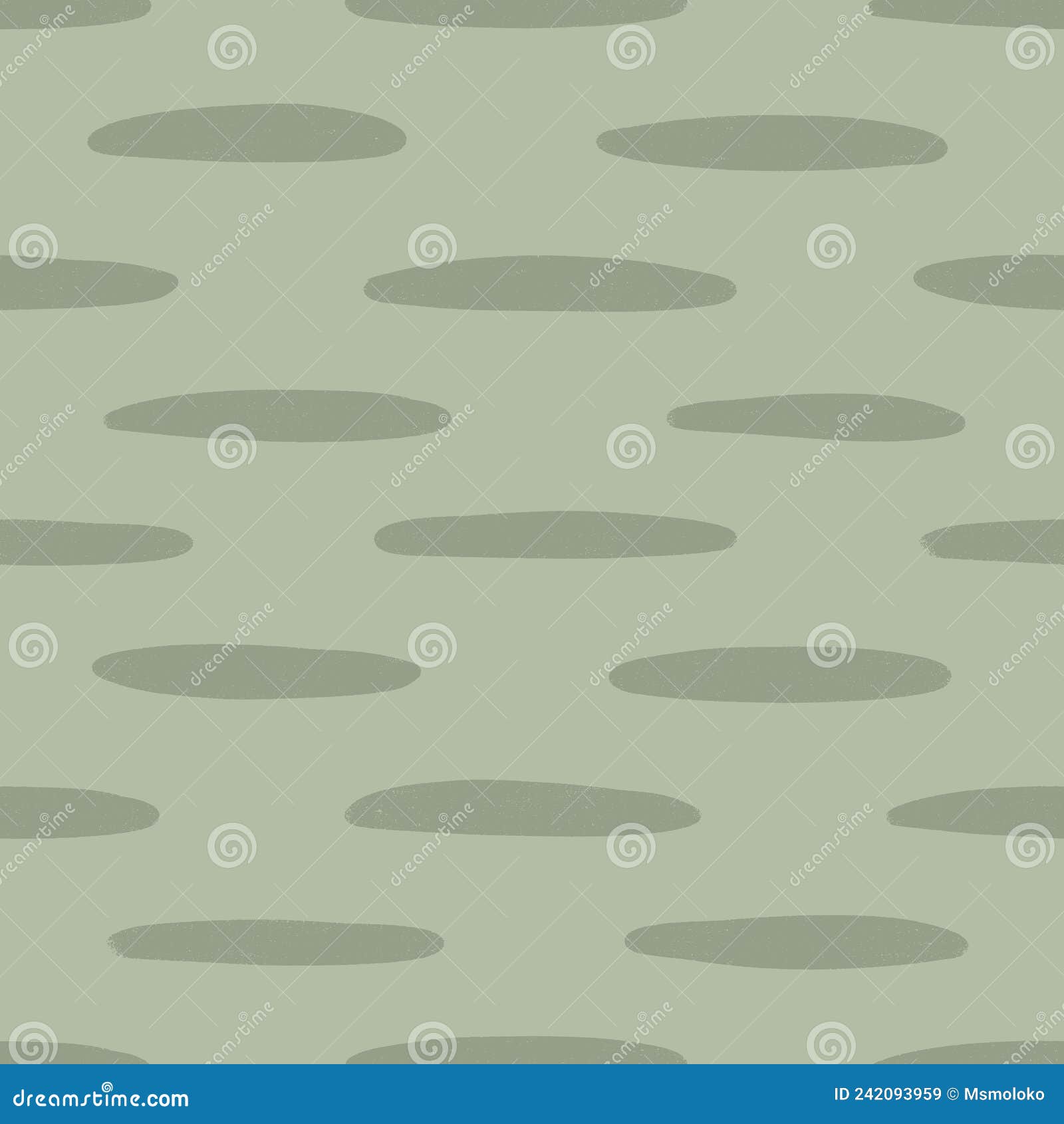 Irregular Textured Oval Shapes Seamless Pattern. Stock Vector ...